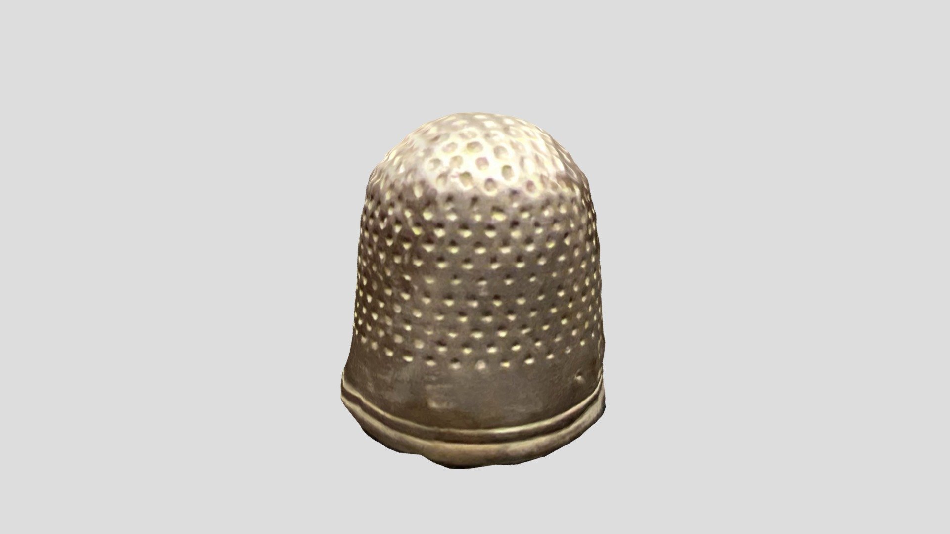 16/17th Cent Silver Thimble 2 (high processing) - Download Free 3D ...