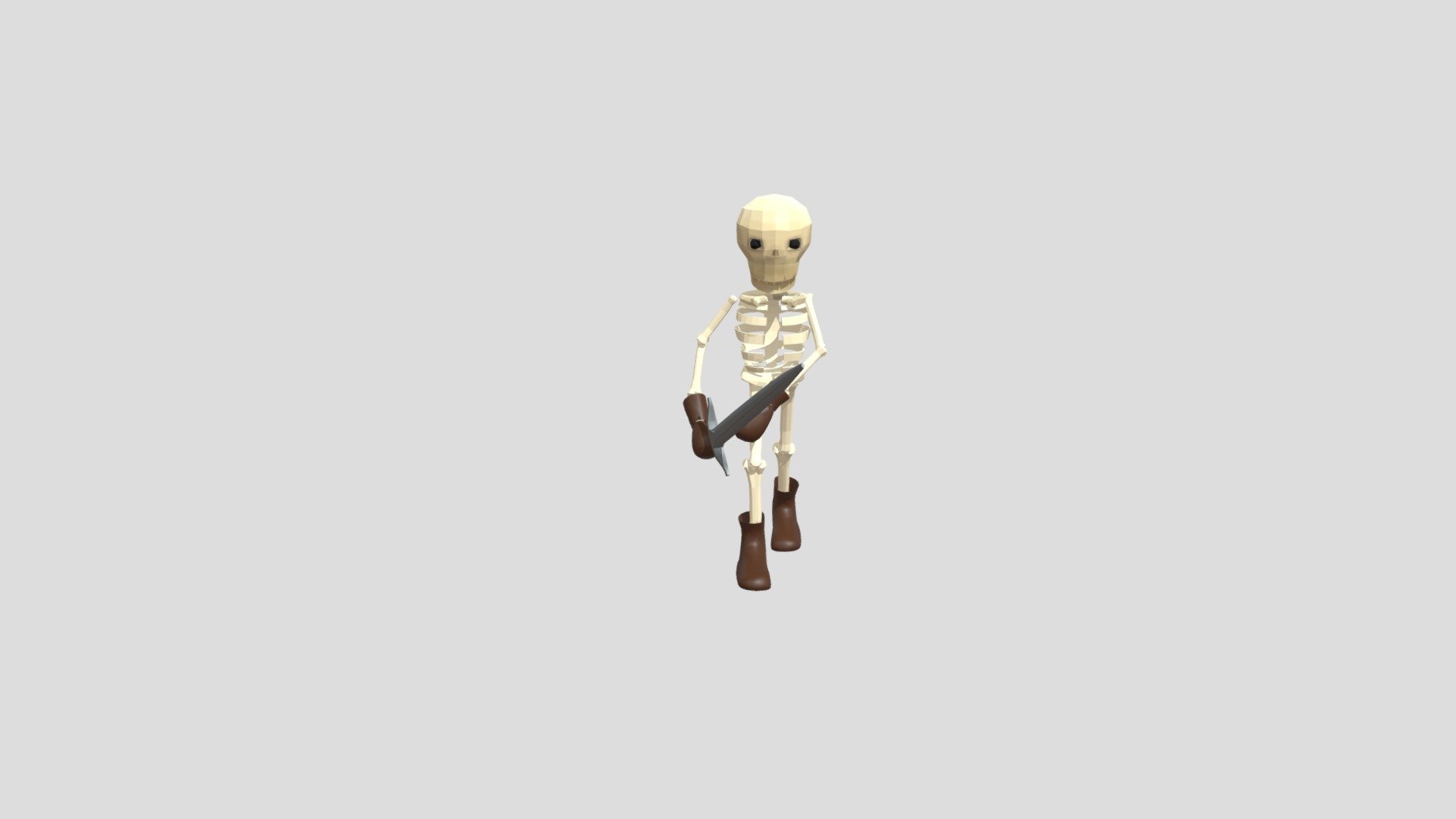 Skeleton Foot Soldier Animated - Download Free 3D model by Haydn_Brown ...