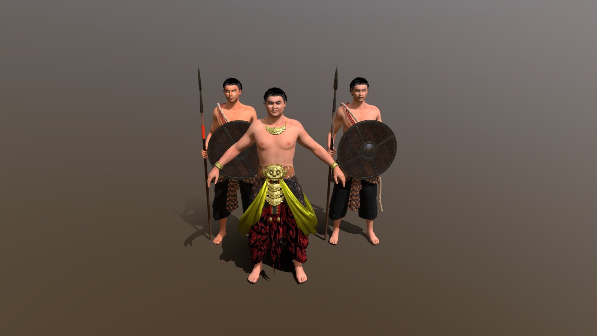 Gajah Mada - 3D model by andisunandar (@andisunandar1982a) [be42533] - Sketchfab