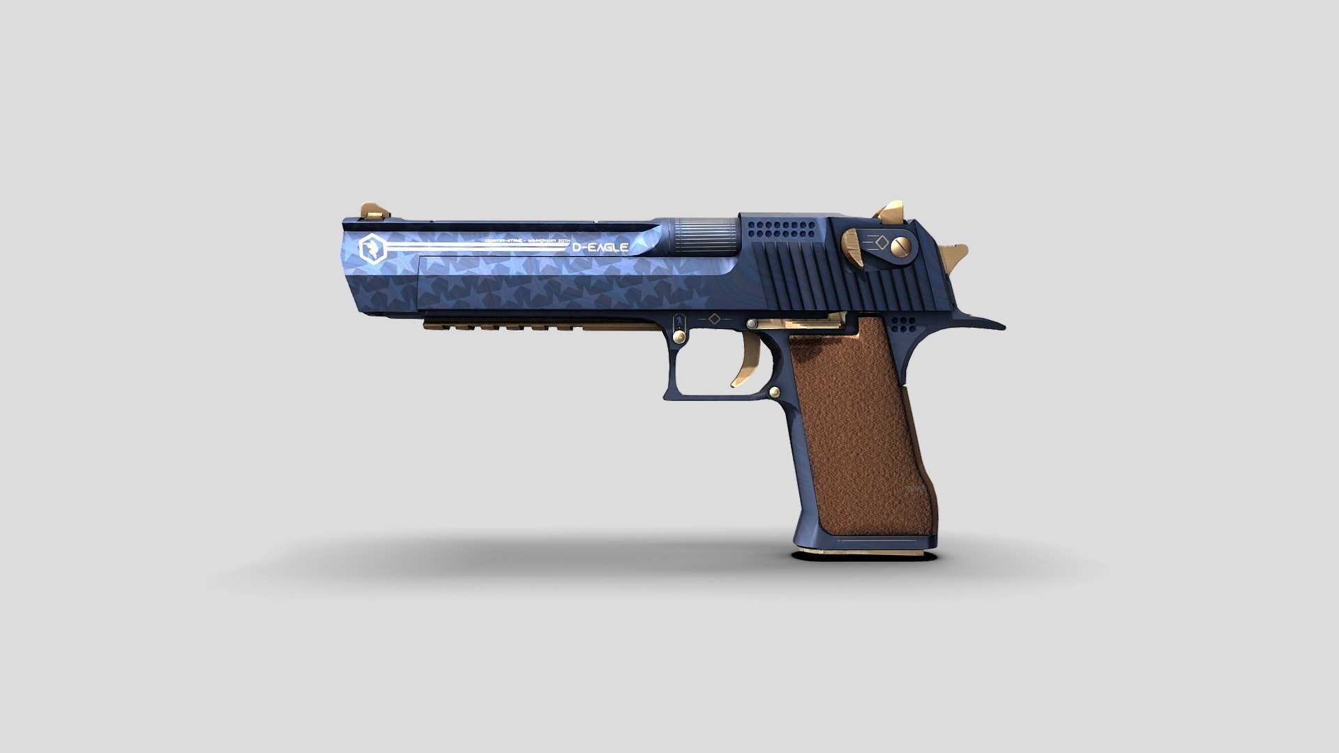 Desert Eagle | Bluestar - 3D model by nextgenz [be43cf6] - Sketchfab