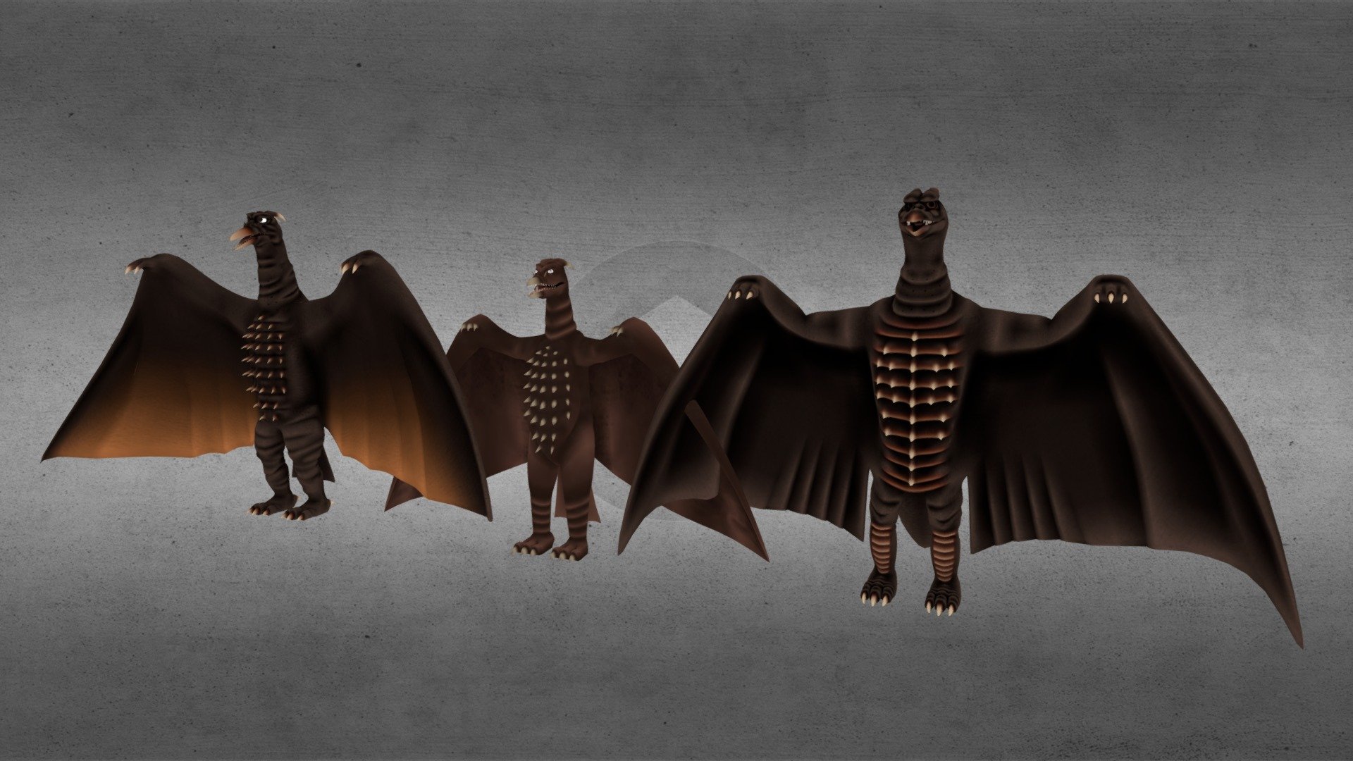 Showa Rodan - Download Free 3D model by ChadZilla 2026 ...