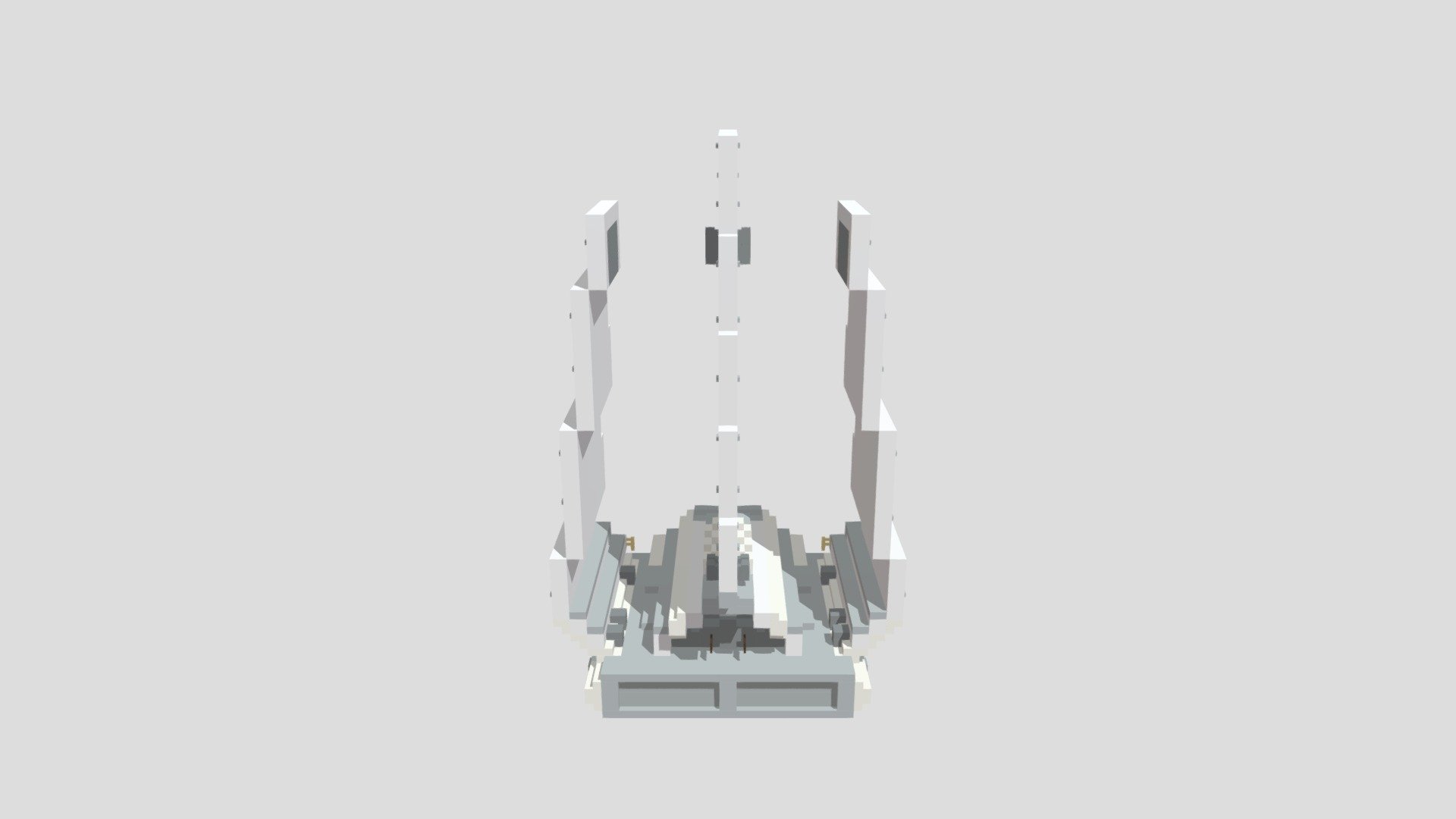 Minecraft Imperial Shuttle (folded wing) - Download Free 3D model by ...
