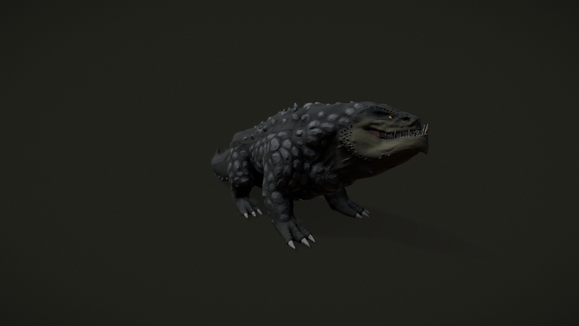 Darken , creature lizard raid boss for game - Download Free 3D model by ...