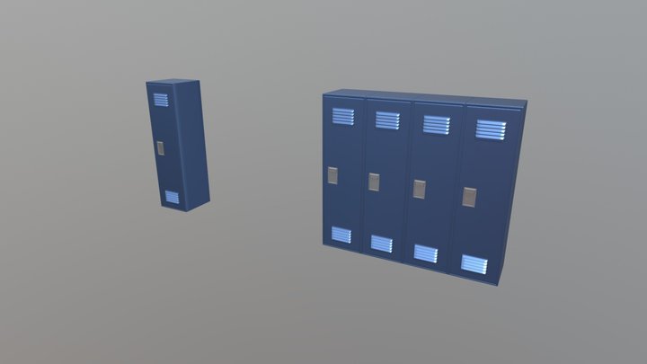 School-locker 3D models - Sketchfab