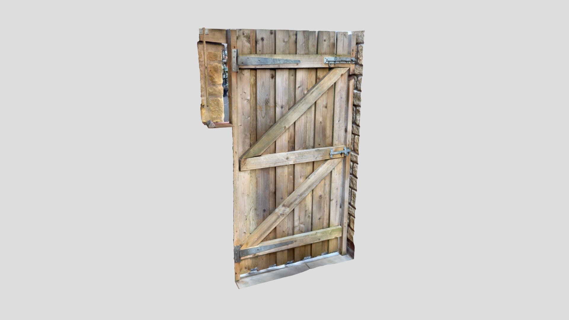 Photo-Realistic Wooden Gate - Buy Royalty Free 3D model by Lee Gray ...