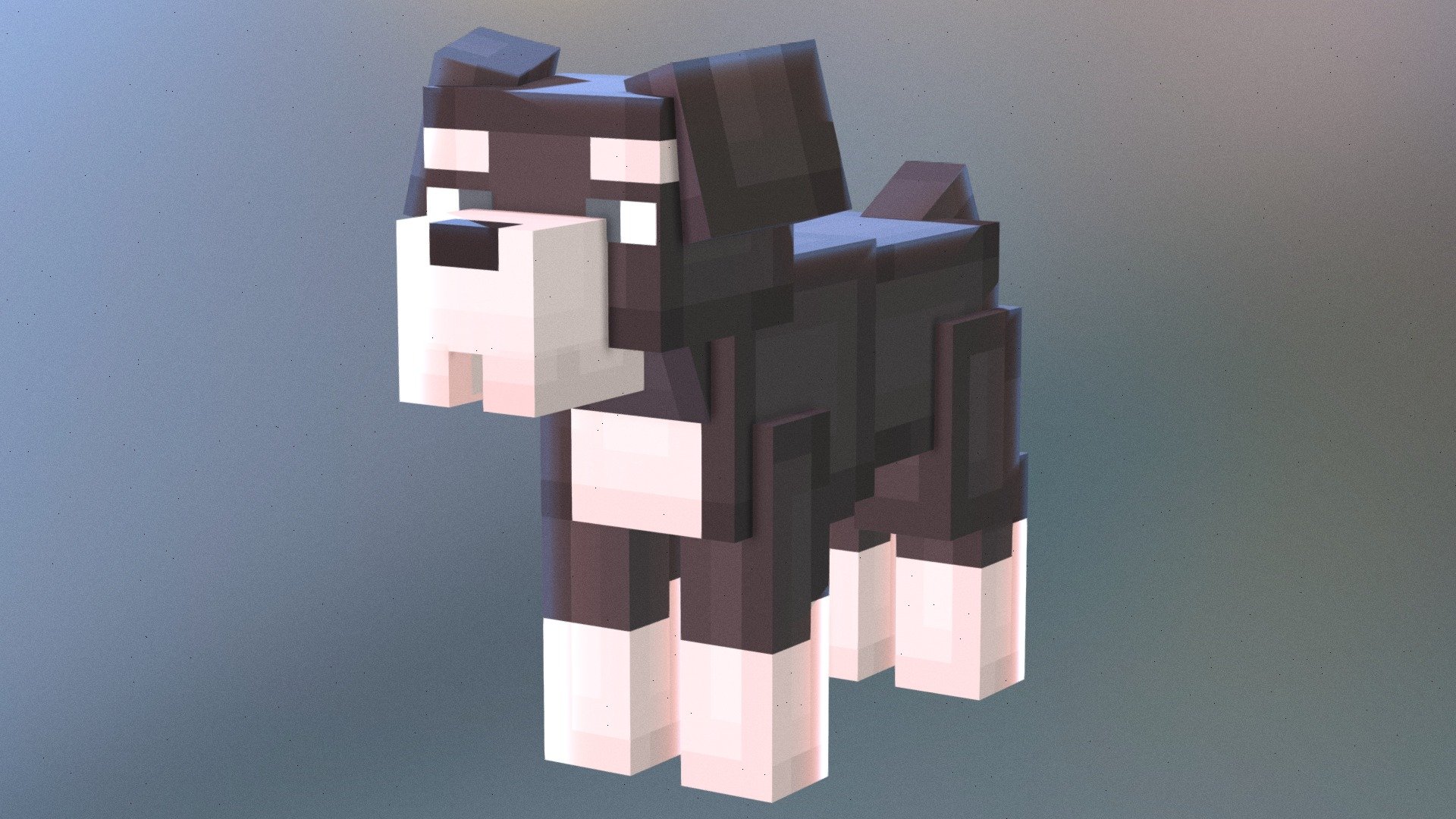Standard Schnauzer Two - Minecraft Model - 3D model by jessdragon12 ...