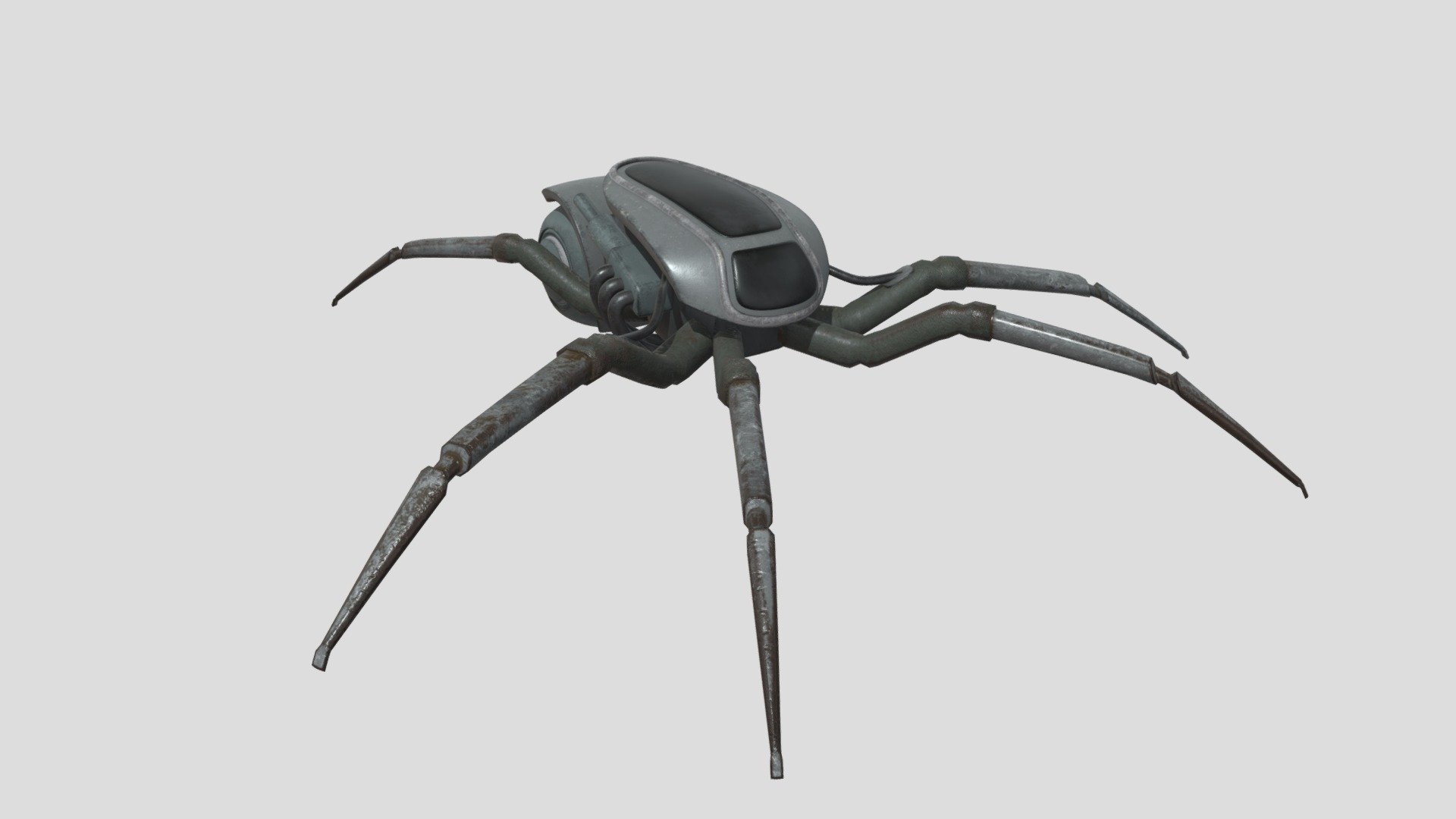 Mechanical spider - 3D model by radioape [be4da56] - Sketchfab