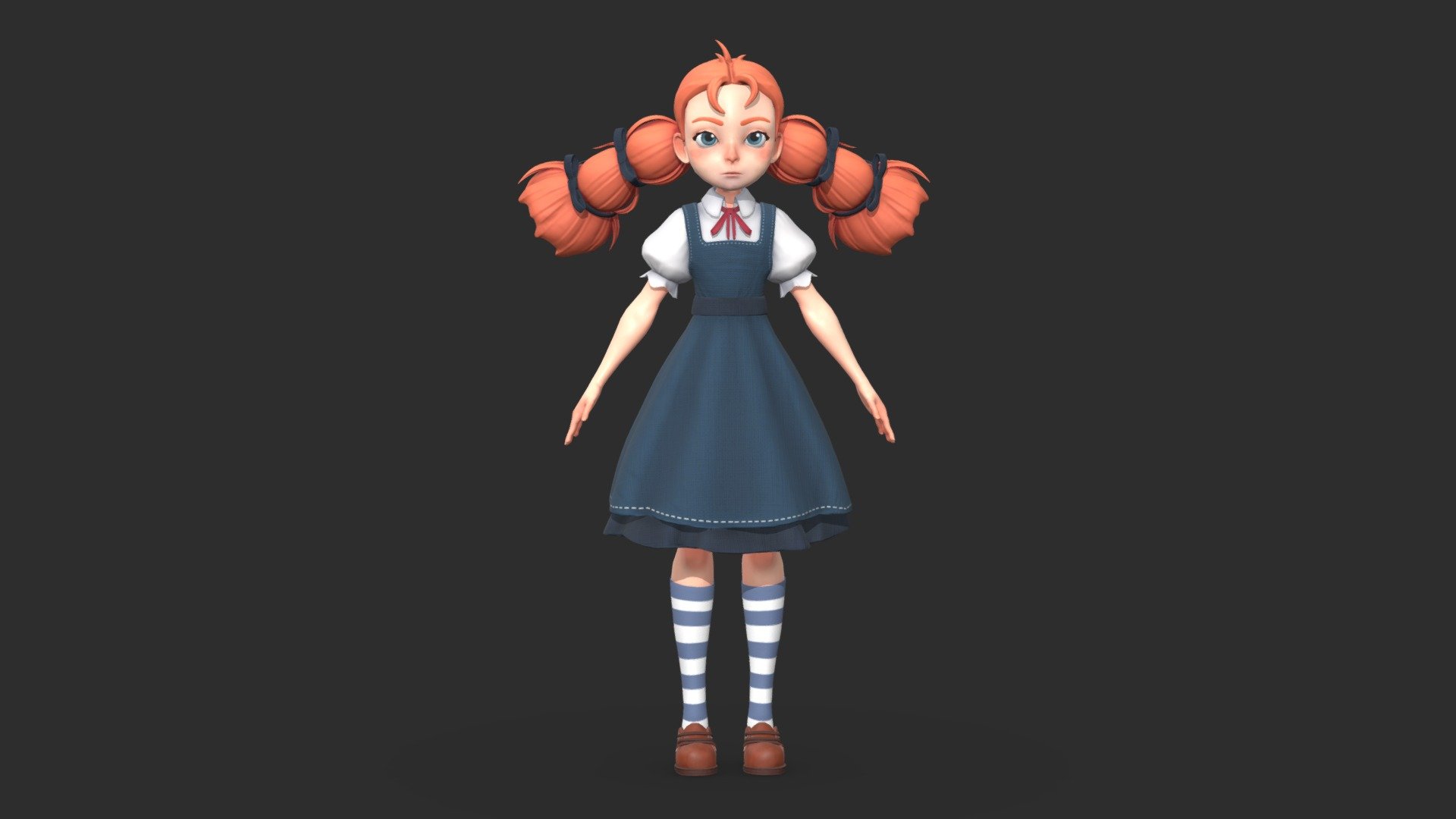 Girl 3D Model - Download Free 3D model by Sofia.albano [be4f12b ...