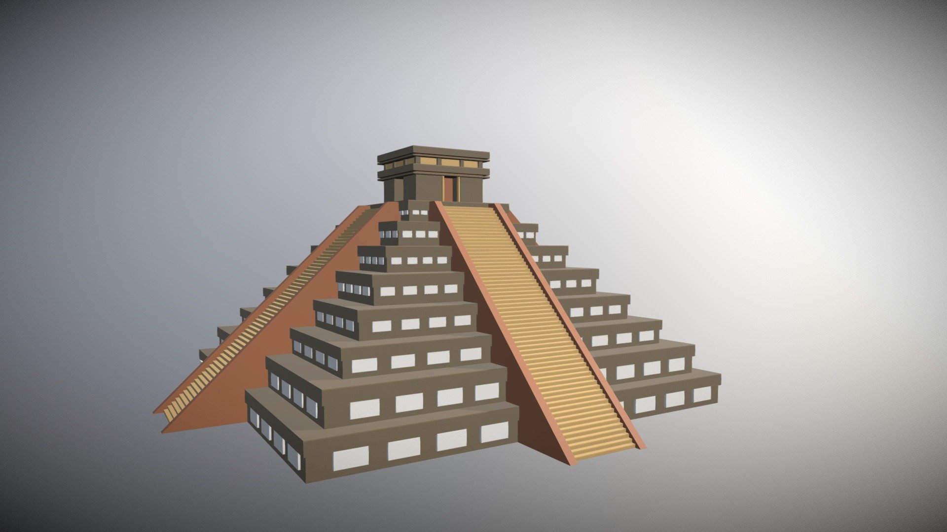 Pirámide - 3D model by karla_ale [be4f17a] - Sketchfab