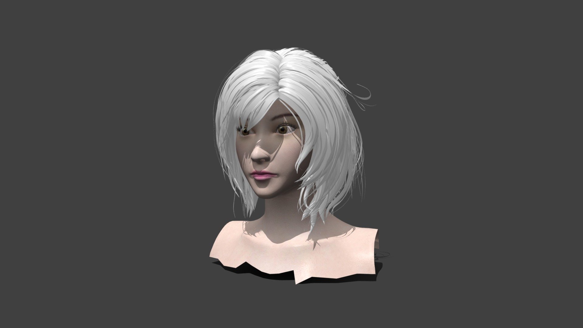 Girl Head - Buy Royalty Free 3D model by CG3D (@CuongCG) [be4fbff ...