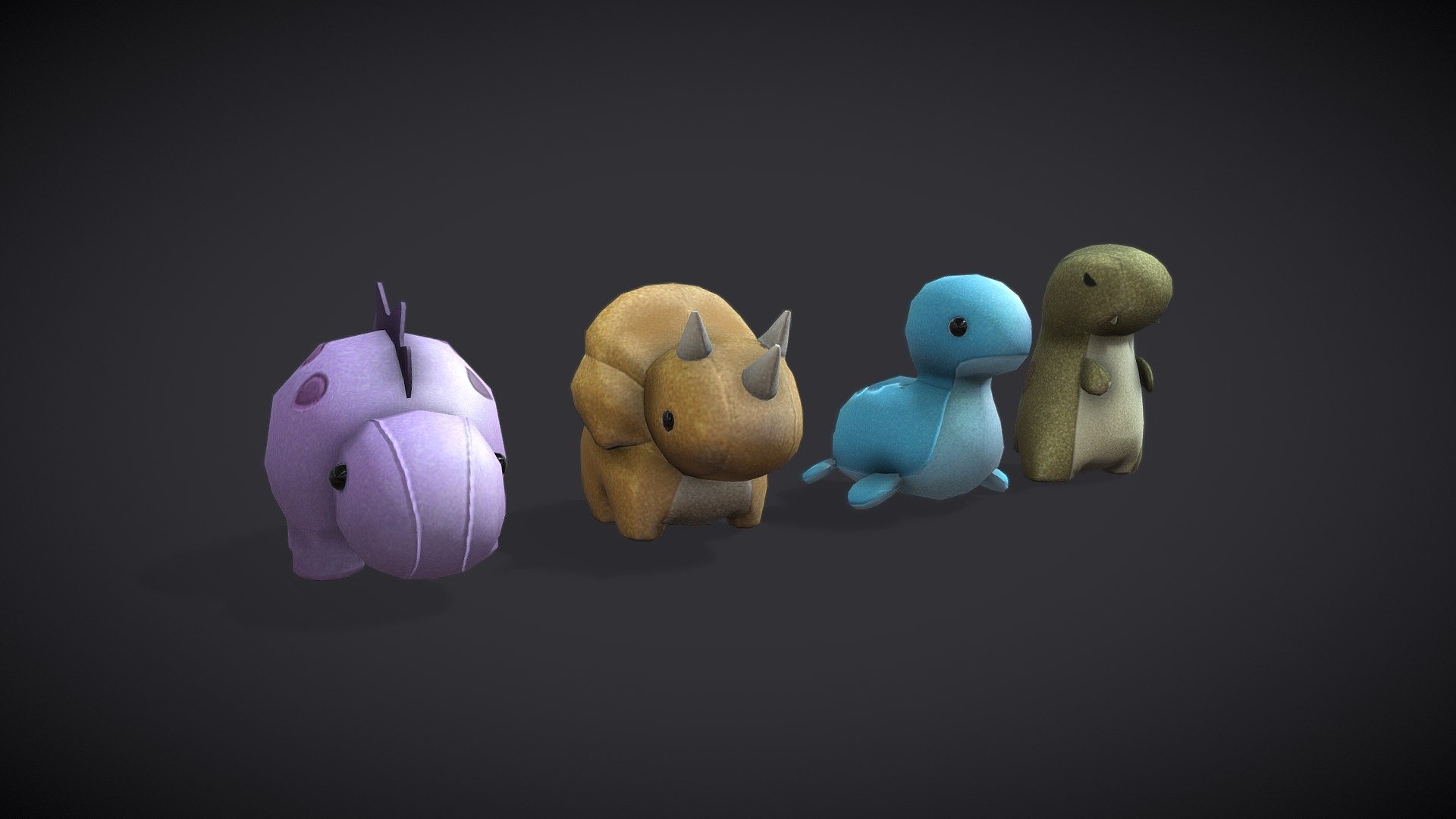 Museum Of Natural History | Dinosaur Plushies - Buy Royalty Free 3D ...