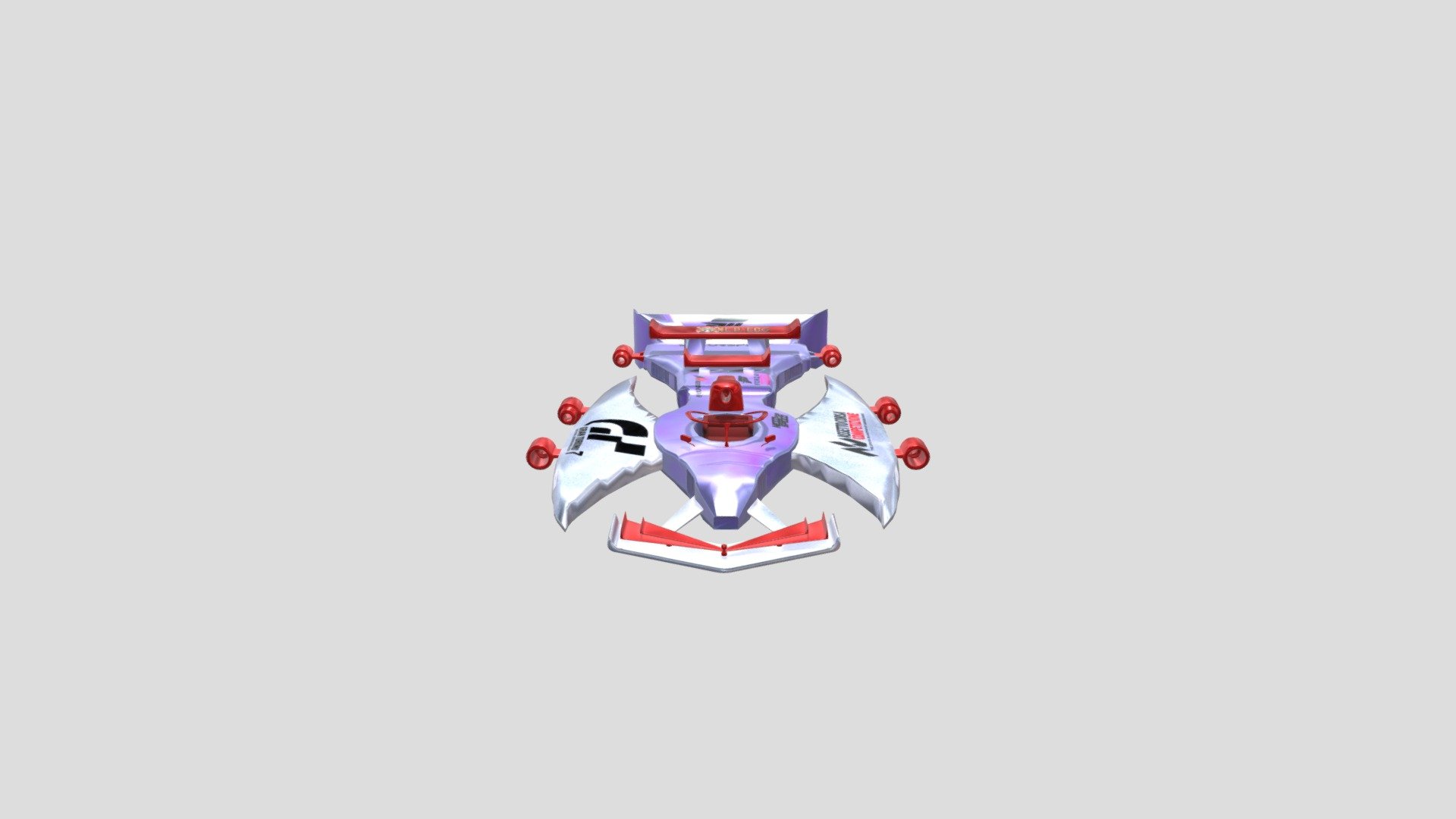 Sci-Fi Race Space Ship for Mars Racing Game - 3D model by ALCA56 ...