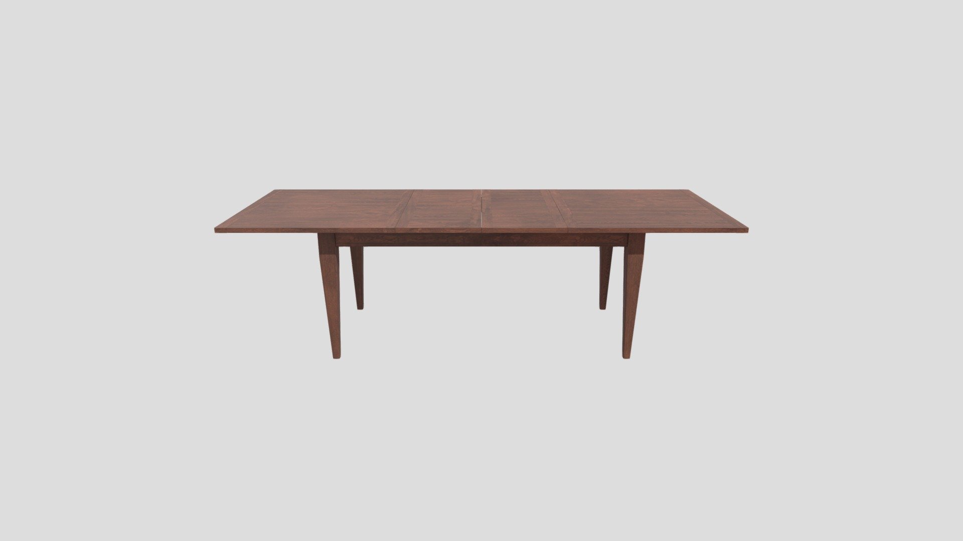 Eton dining table rich brown oak - Buy Royalty Free 3D model by 3DImaginationHub [be540e3 ...