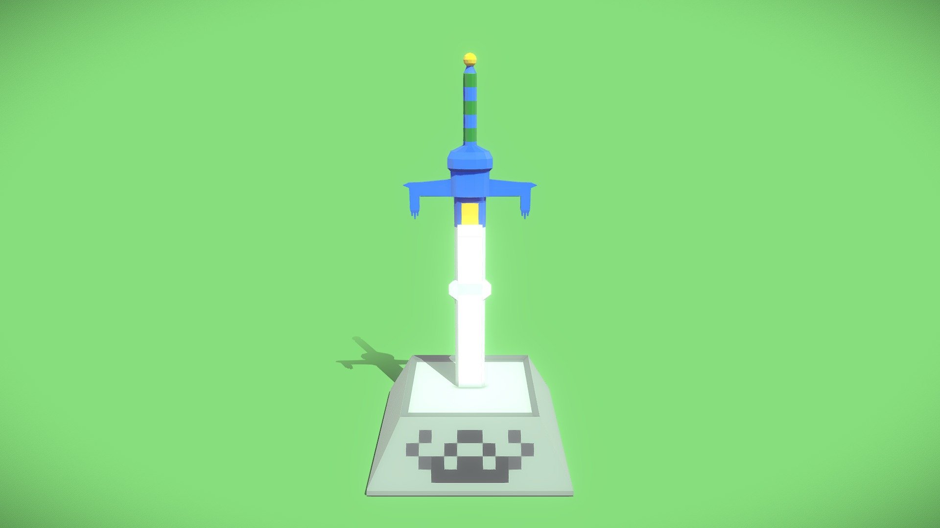 Lowpoly Master Sword - Download Free 3D model by Daevis (@daevisgames ...