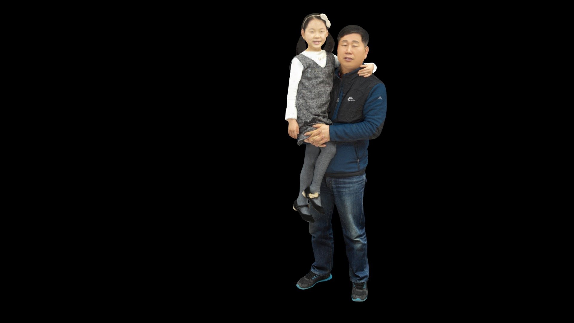 Daddy Daughter - 3D model by mo6500 [be55c71] - Sketchfab