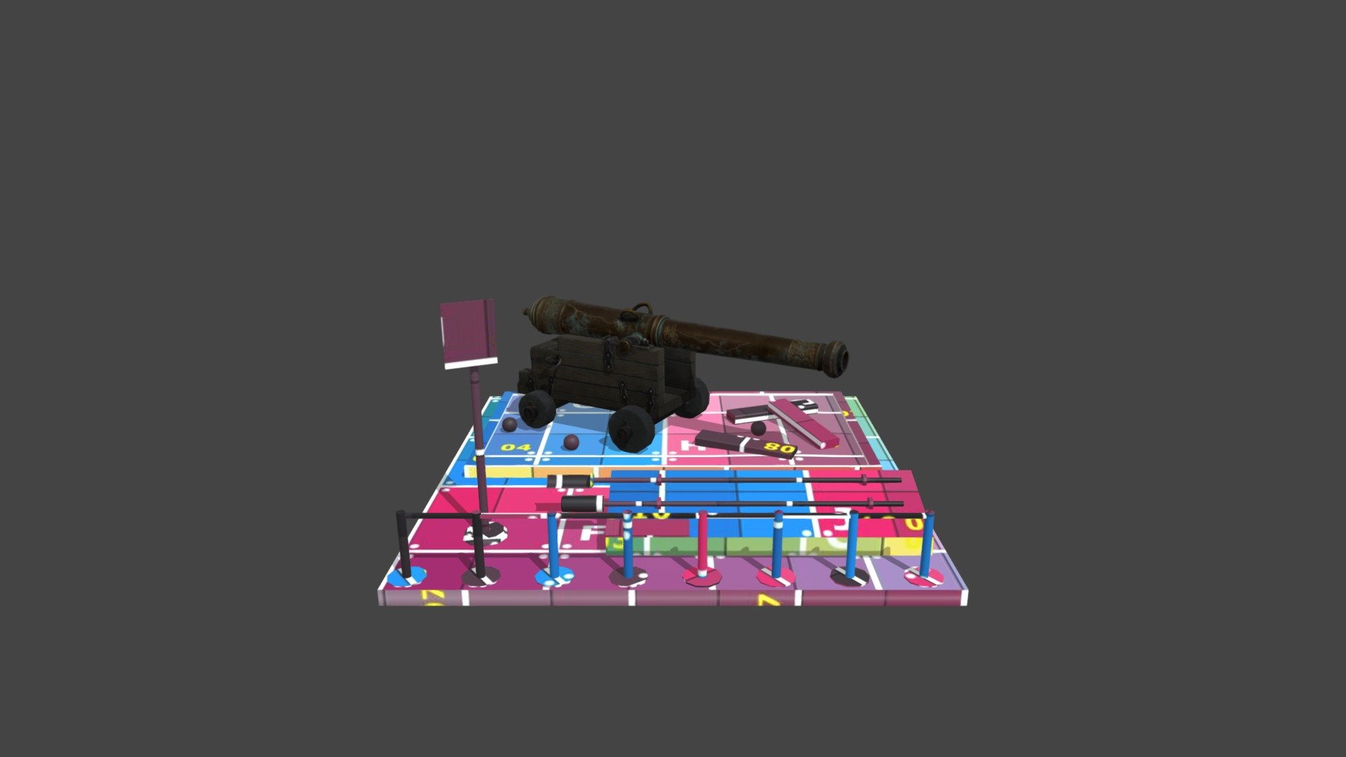 Cannon Environment - 3D model by EL27 [be56194] - Sketchfab