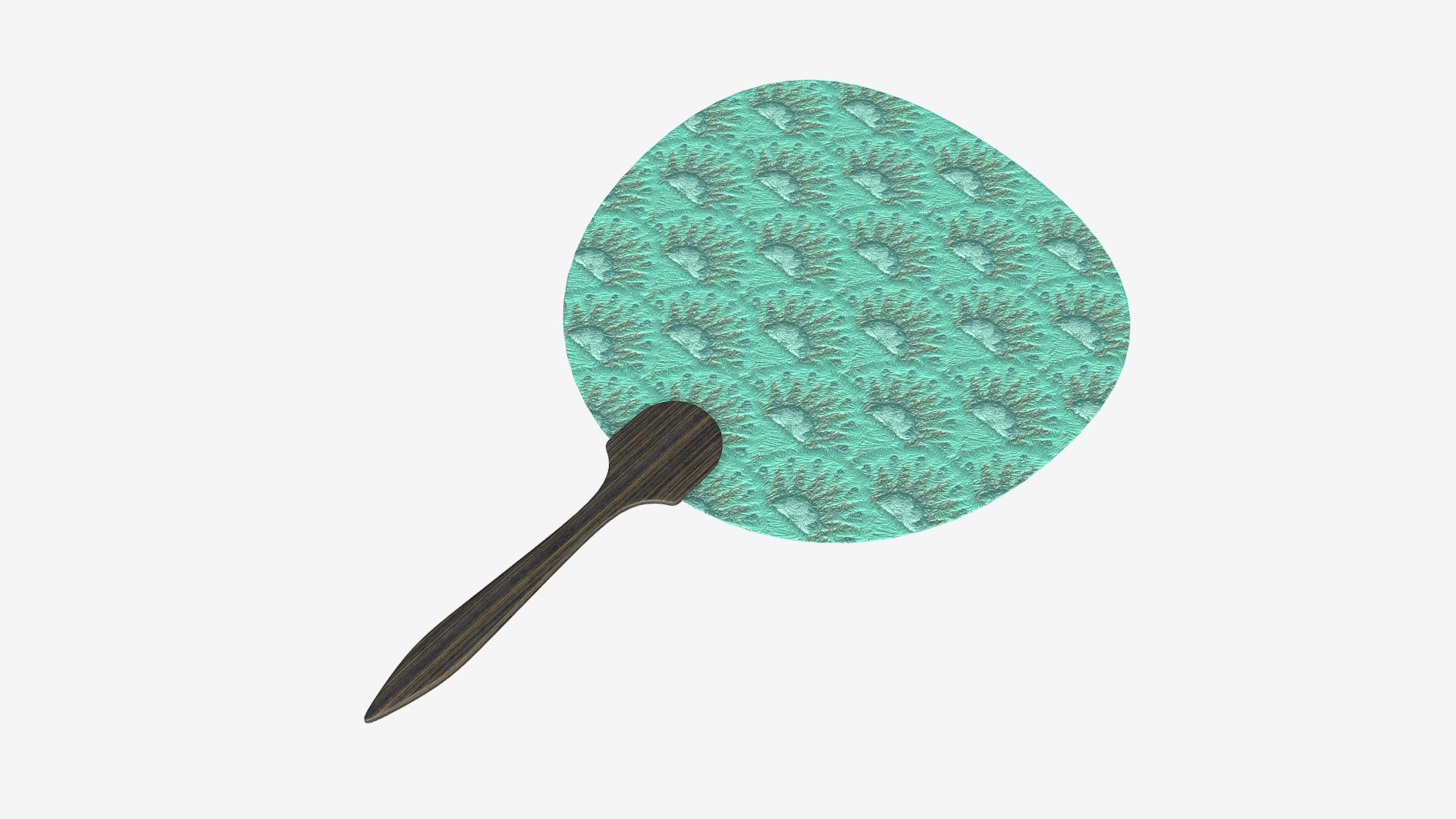 Japanese Uchiwa Hand Fan 02 - Download Free 3D model by HQ3DMOD ...
