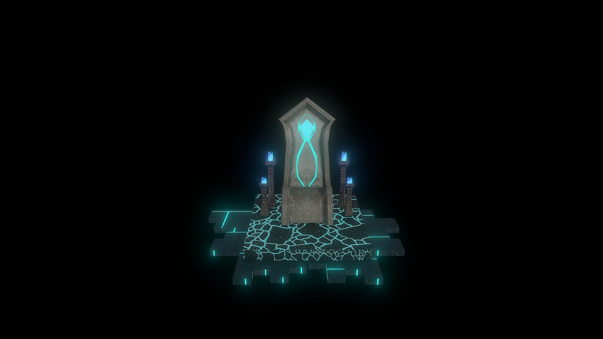 Stylized Throne - 3D model by JuanitoDuran [be56aeb] - Sketchfab