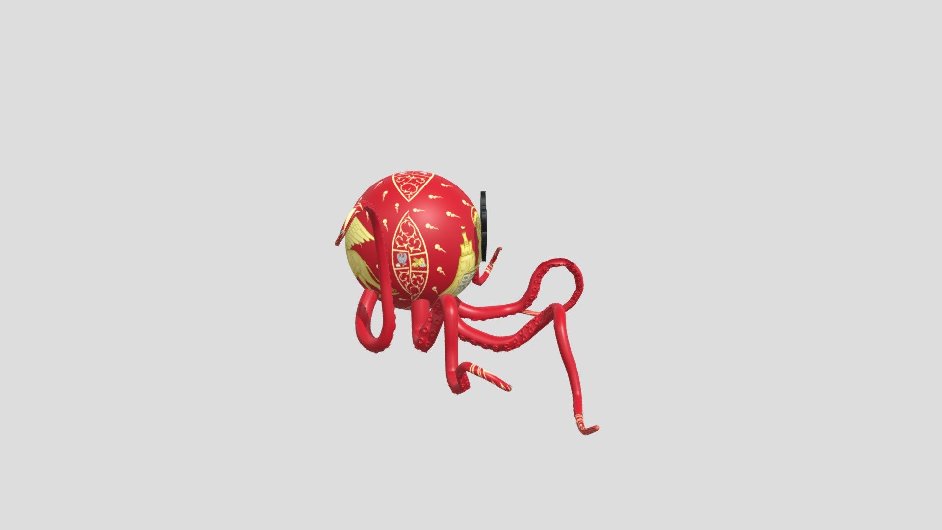 Veniceoctopus - Download Free 3D model by Average 3D Countryballs ...