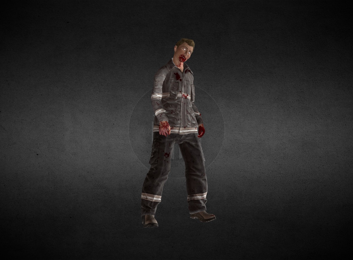 Zombie - 3D model by stephenlindley [be598c0] - Sketchfab