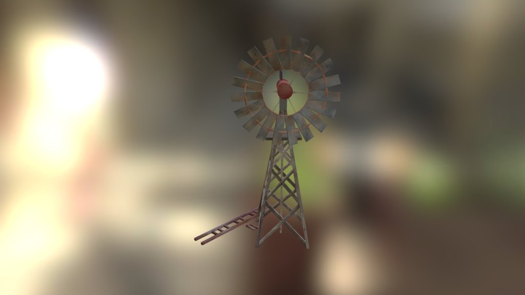 Windmill - 3D model by labihi [be5b25b] - Sketchfab