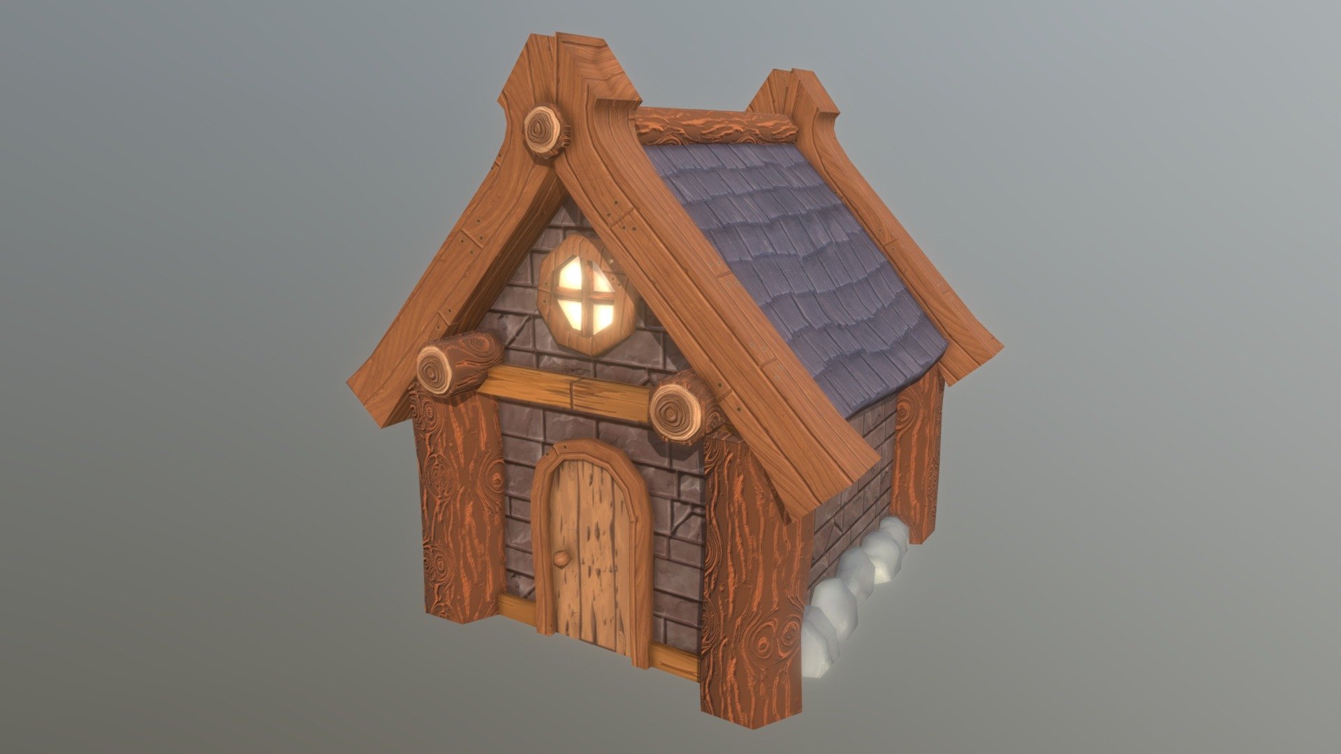 Small Stylized House - Download Free 3D model by catzer [be5c115 ...