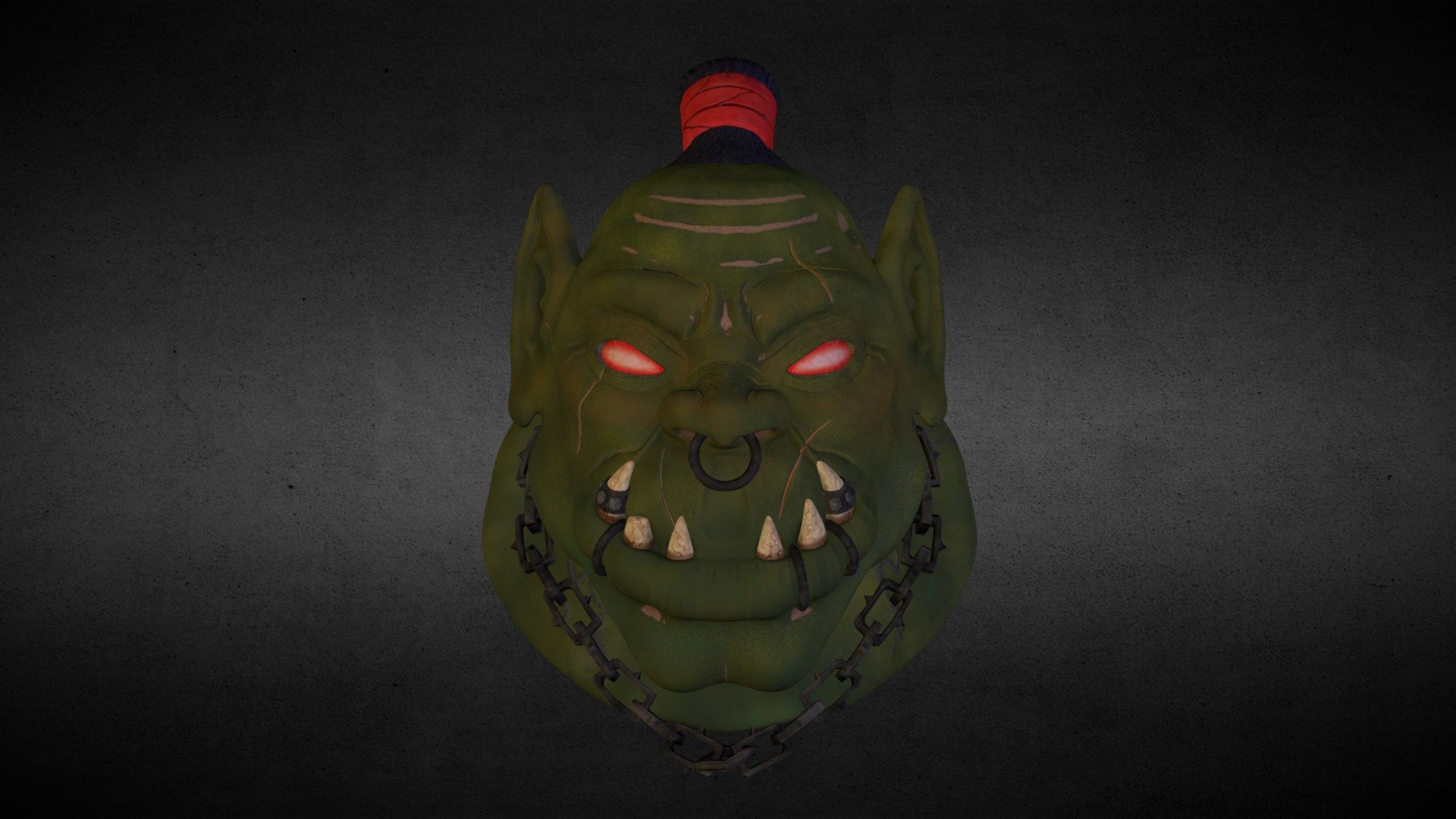 Orc Head - Download Free 3D model by FushiNoRyuu [be5c361] - Sketchfab