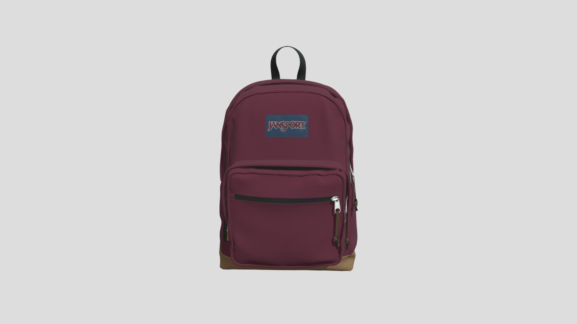 Right Pack Russet Red 04S - 3D model by Jansport [be5c924] - Sketchfab