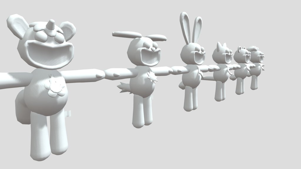 Smiling critters craftycorn - A 3D model collection by semihcalin ...