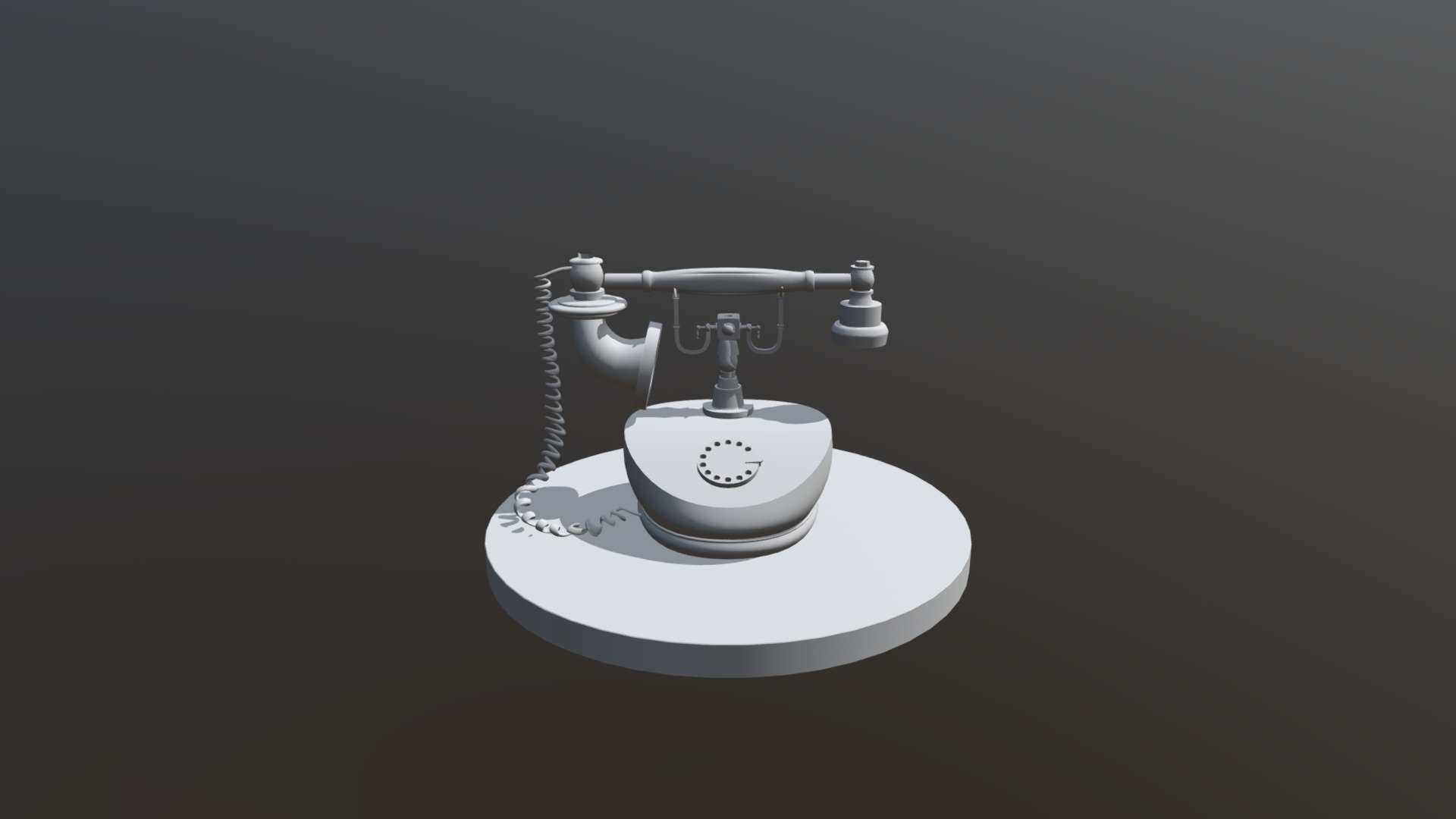 Antique_Telephone - 3D model by emdmiller [be5d498] - Sketchfab