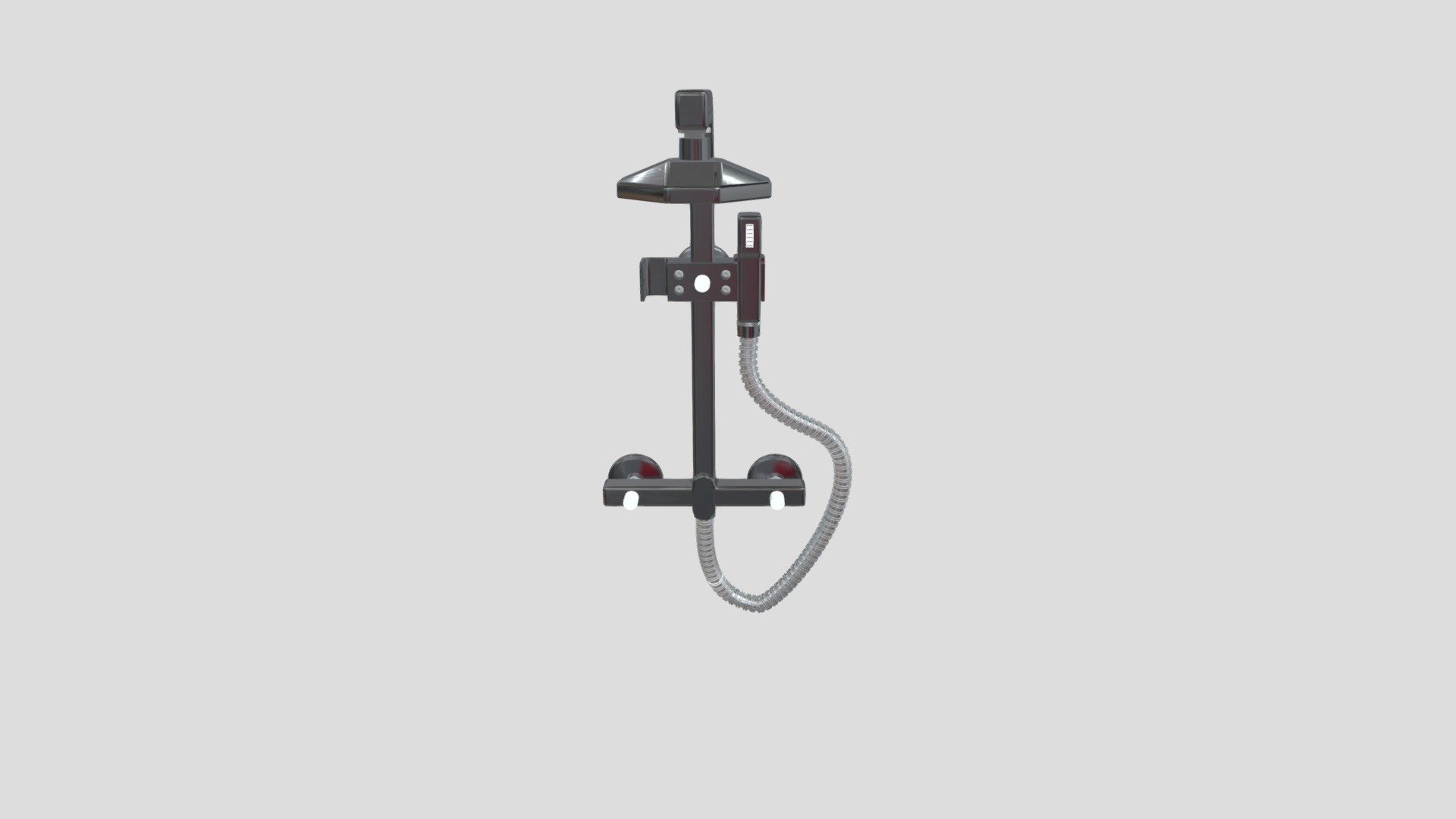 Single-handle shower with handshower - Download Free 3D model by Darío ...
