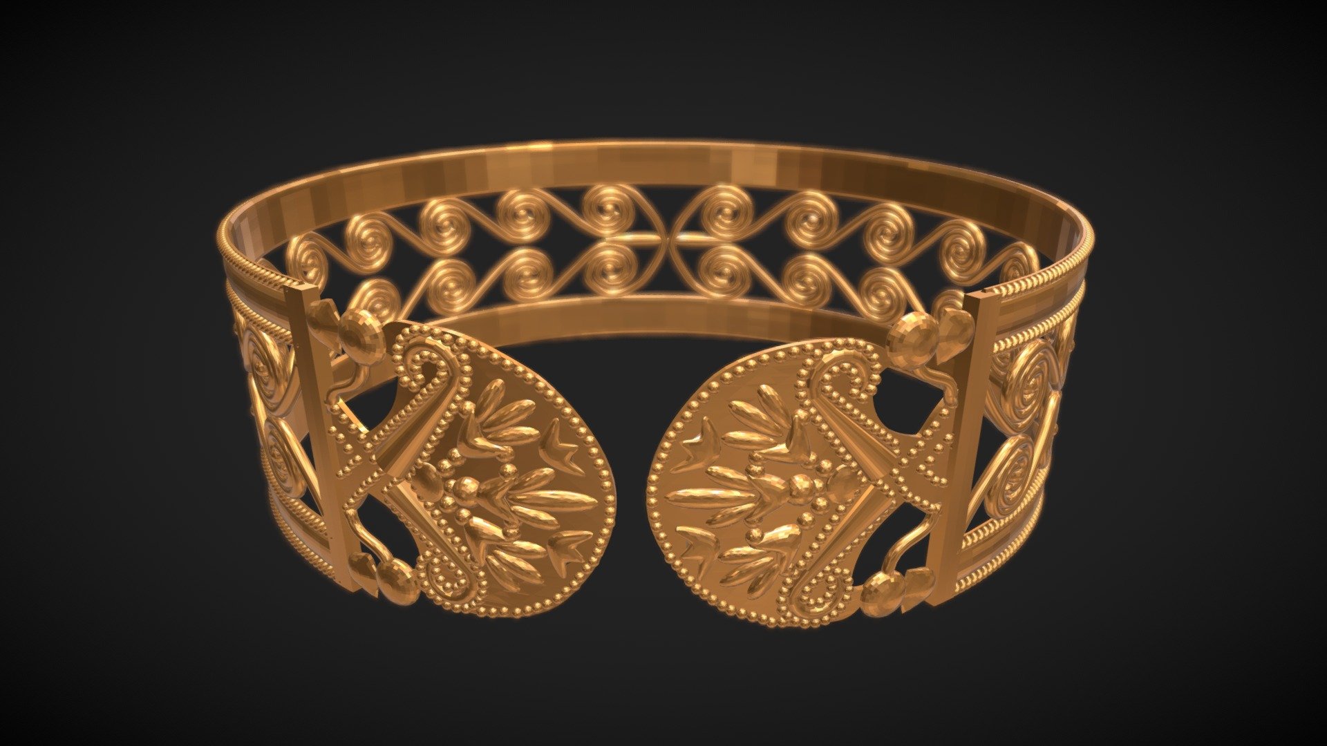 Tesoro de Aliseda - Brazalete - Download Free 3D model by chuty21 ...
