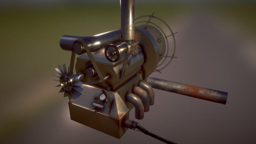 ARC ship engine - 3D model by kirschbj [be6407b] - Sketchfab