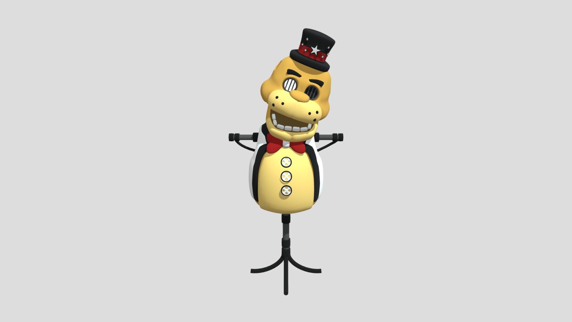Bun-Zai's Star Freddy Stand - Download Free 3D model by Sammy the ...