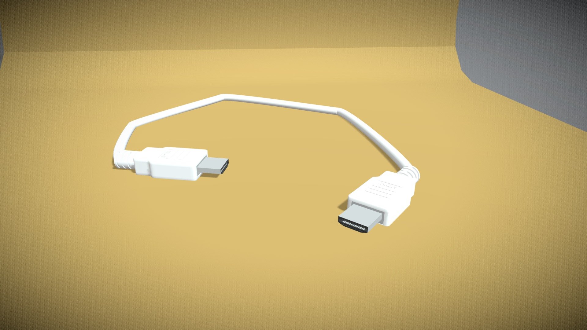 HDMI Cable - 3D model by Aerell Animation (@aerell_animation) [be66167 ...