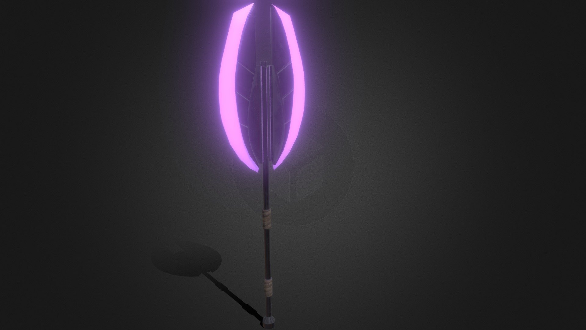 Purple Glowing Axe - Download Free 3D model by RBG_illustrations ...