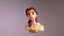 Disney-Belle FanArt - 3D model by shanynani [be6775b] - Sketchfab