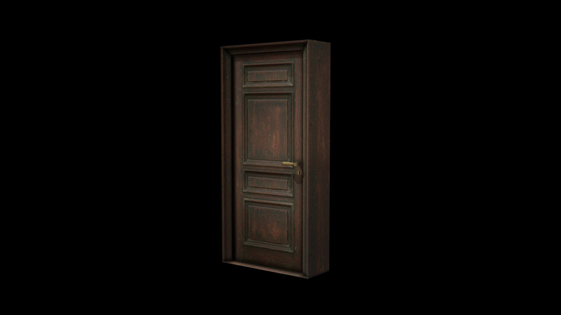 Low poly antique door - 3D model by zubenko78 [be6a399] - Sketchfab