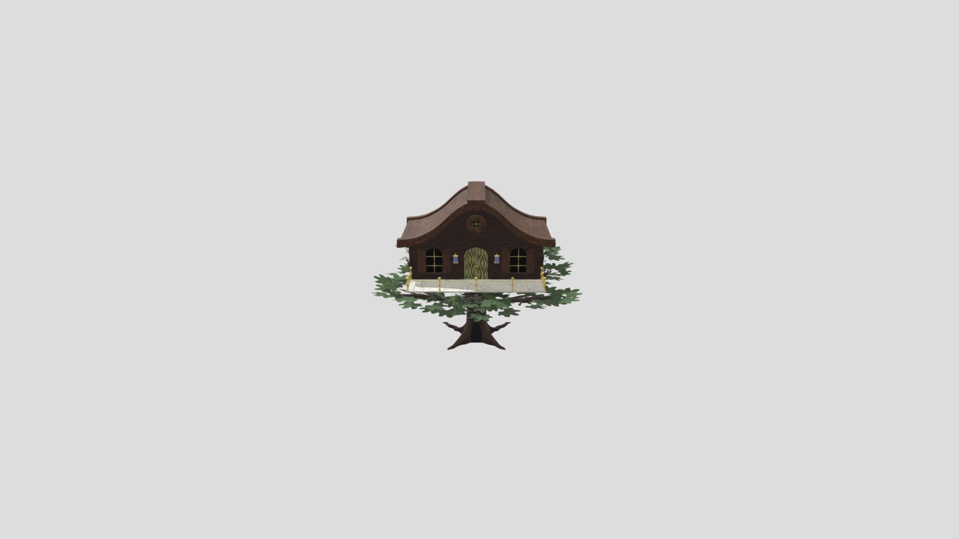 Tree_House_Leaves - 3D model by Nicholas Hatch (@NickyBoy) [be6ada8 ...