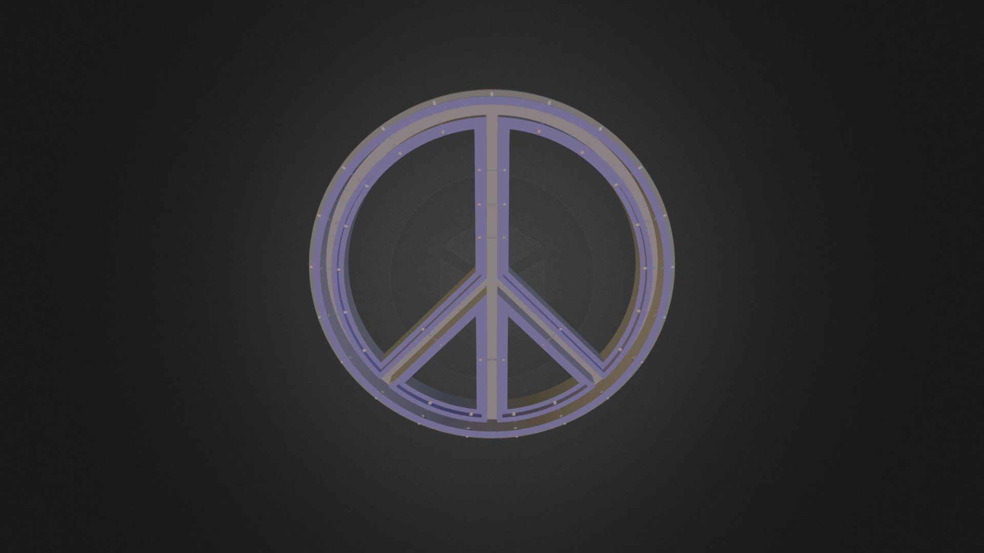 Peace - 3D model by qbs1994 [be6d510] - Sketchfab