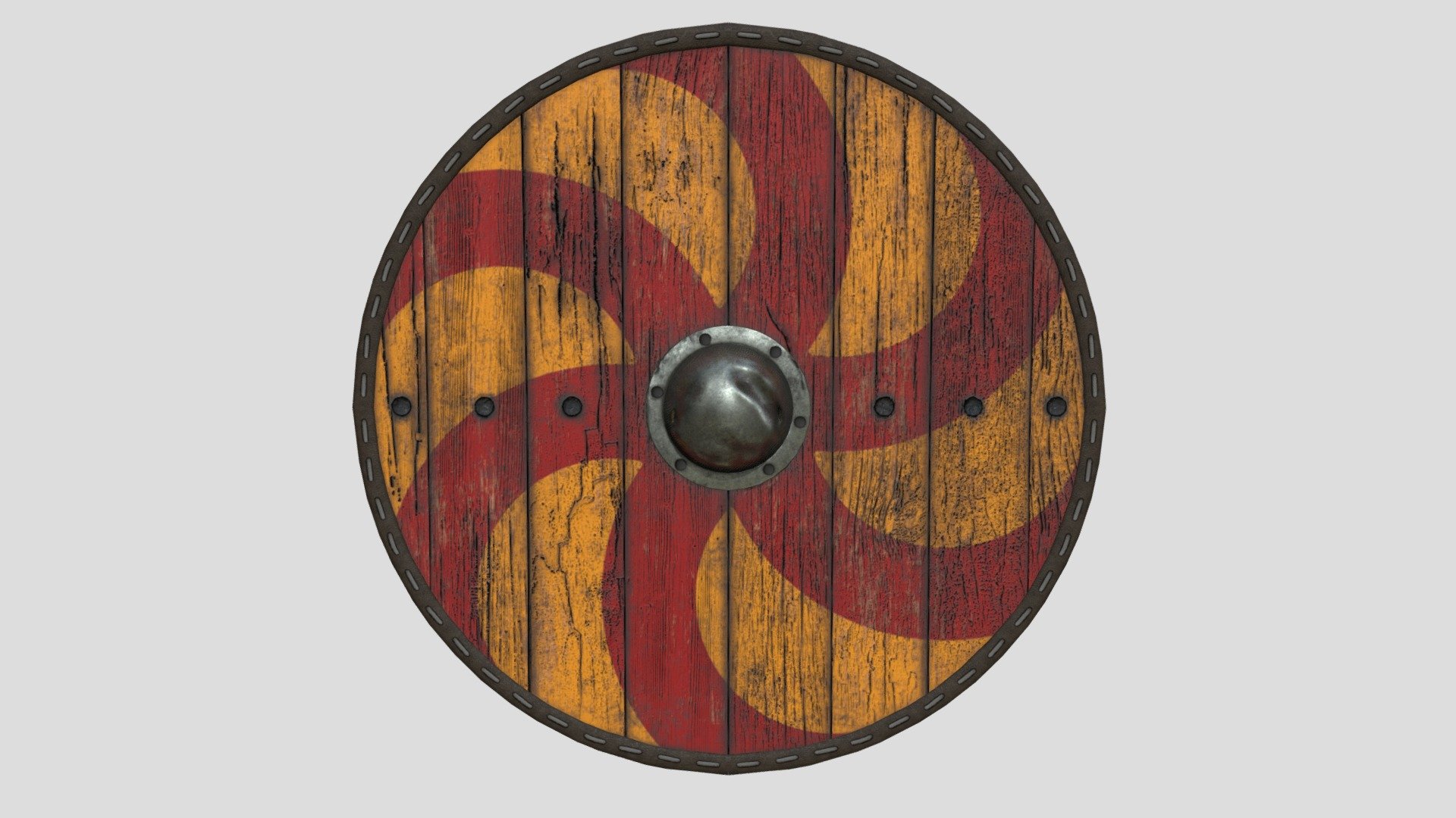 Viking Shield - Download Free 3D model by Sawthis [be6f054] - Sketchfab