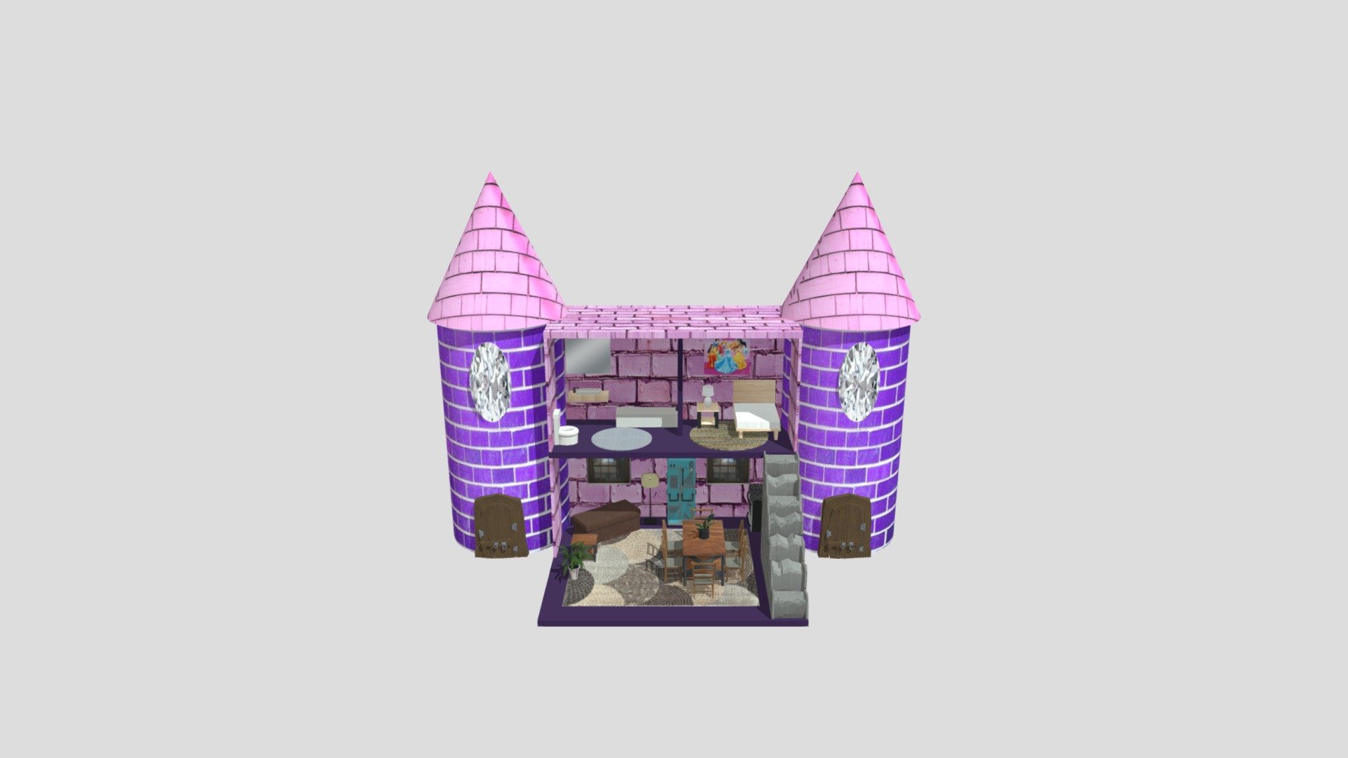 Barbie Castle - Download Free 3D model by House Doctor (@chin4grci4 ...