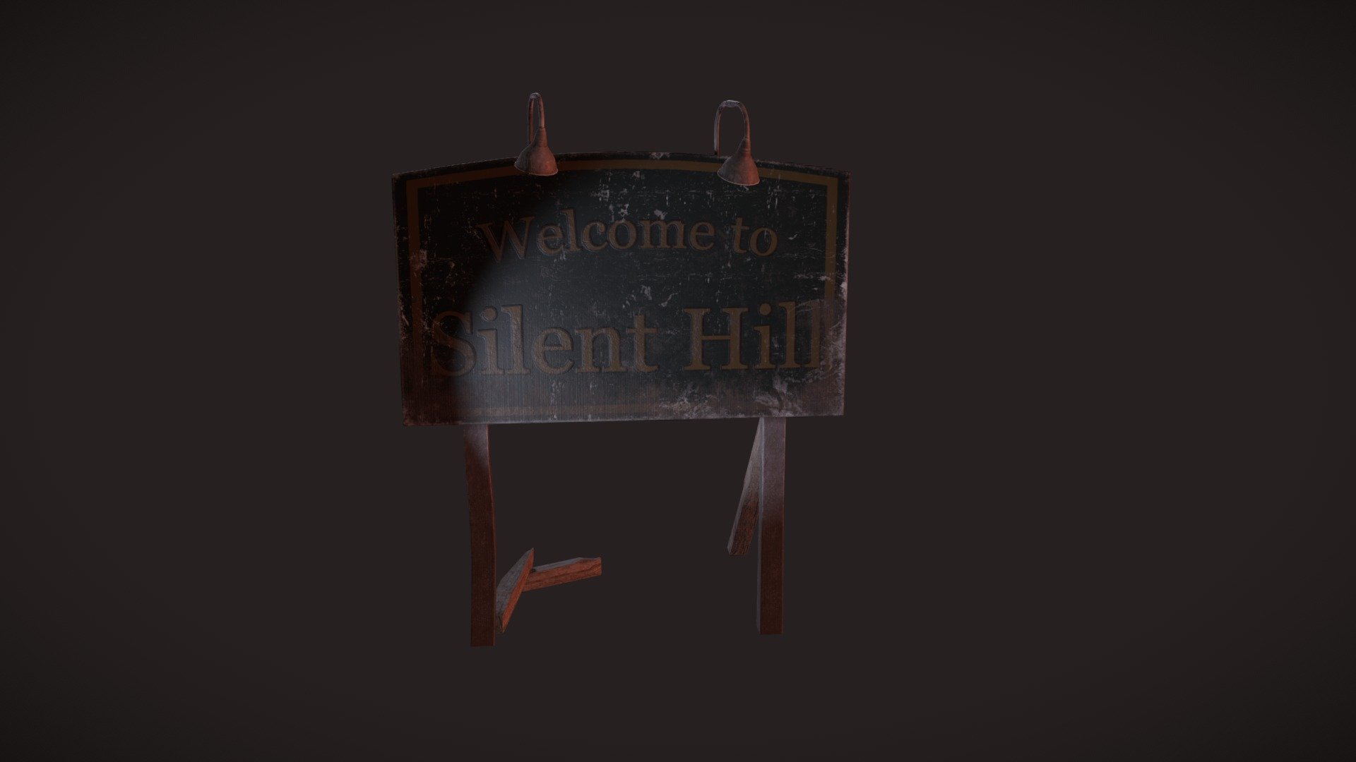Silent Hill sign - Buy Royalty Free 3D model by Chili990 [be706f0 ...