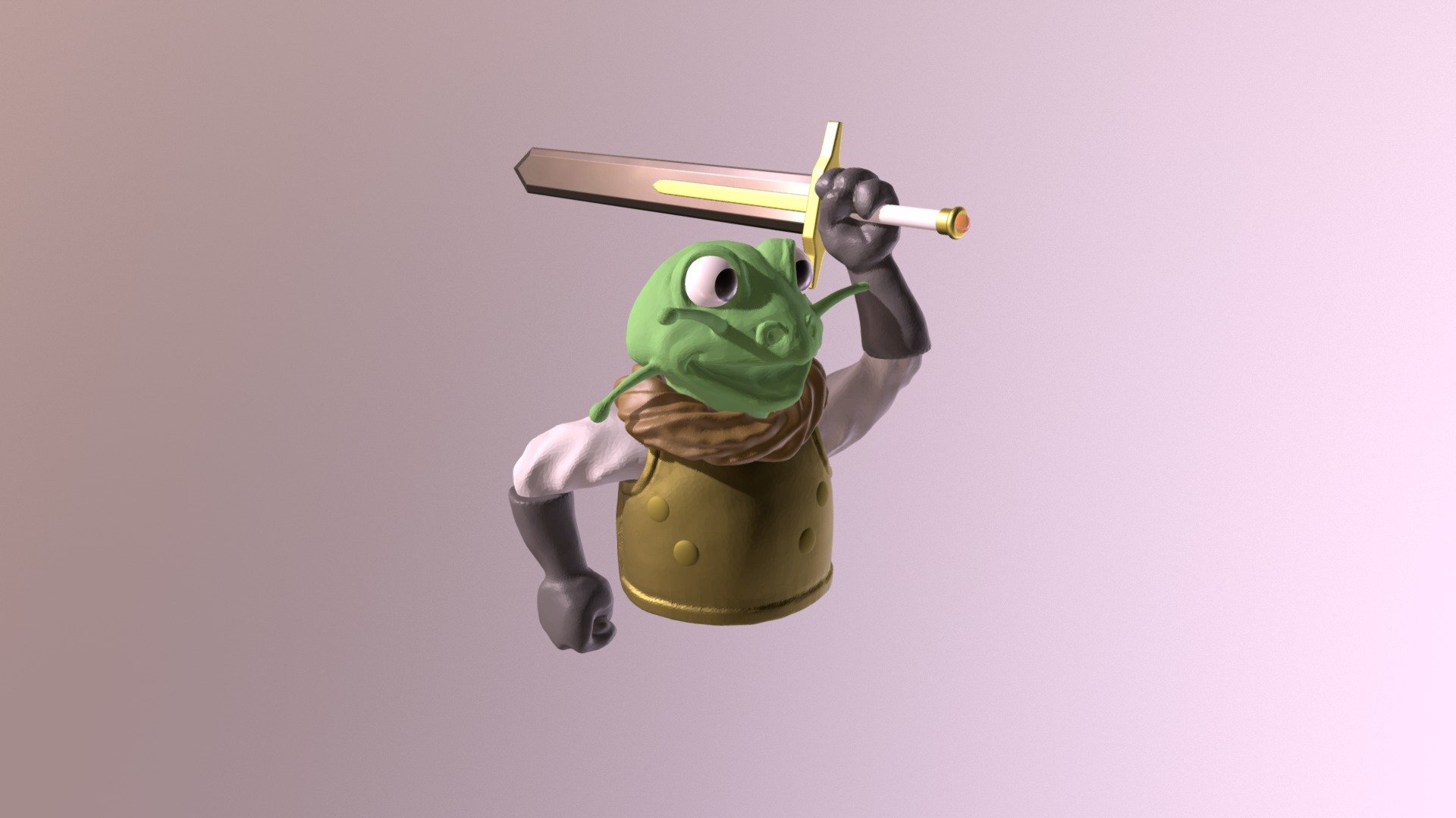 07 Adventure: Frog/Glenn from Chrono Trigger - 3D model by mvick13497 ...