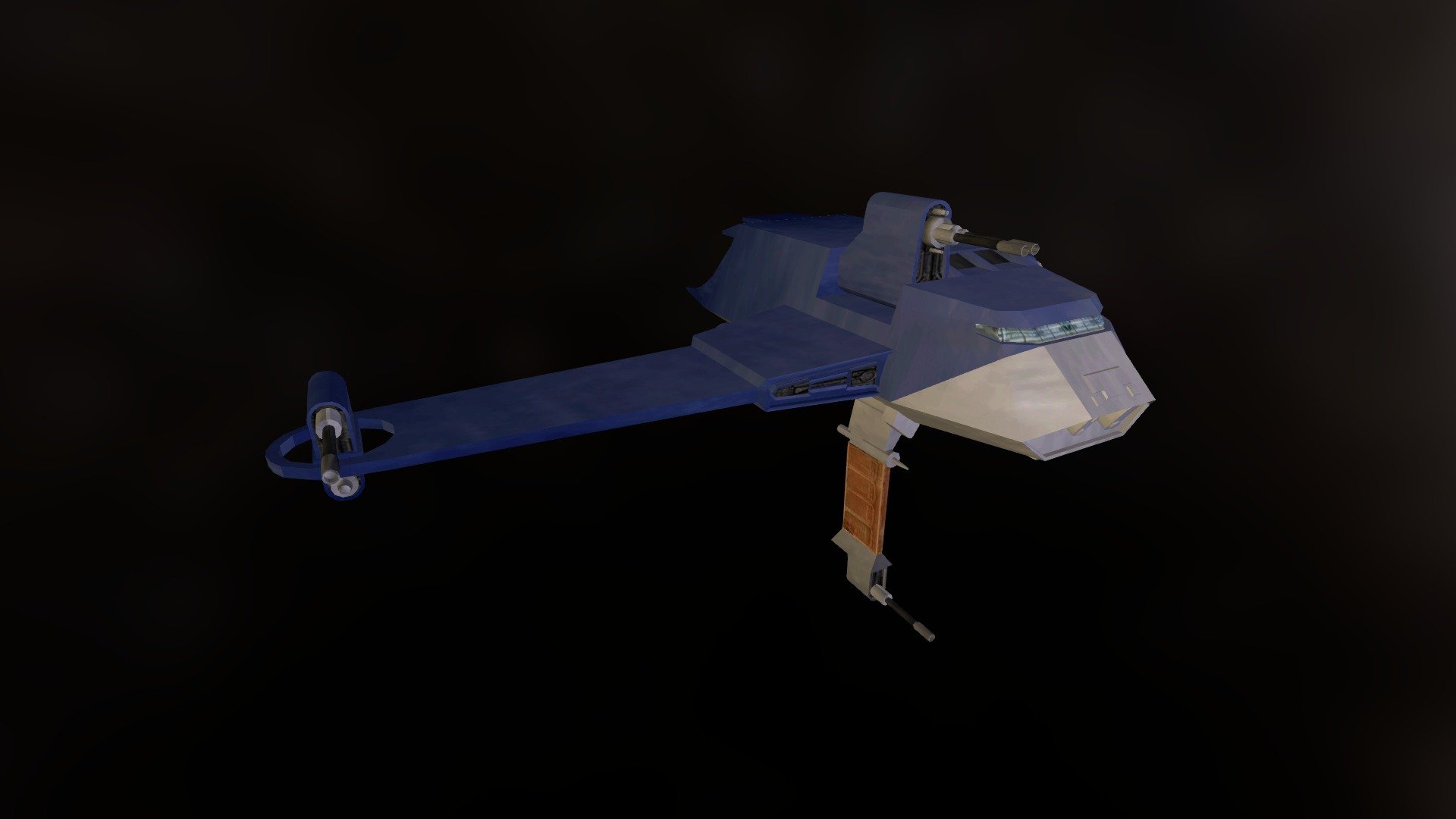 Anakin Skywalker's Starship - 3D model by Rebelmoon3d [be71376] - Sketchfab