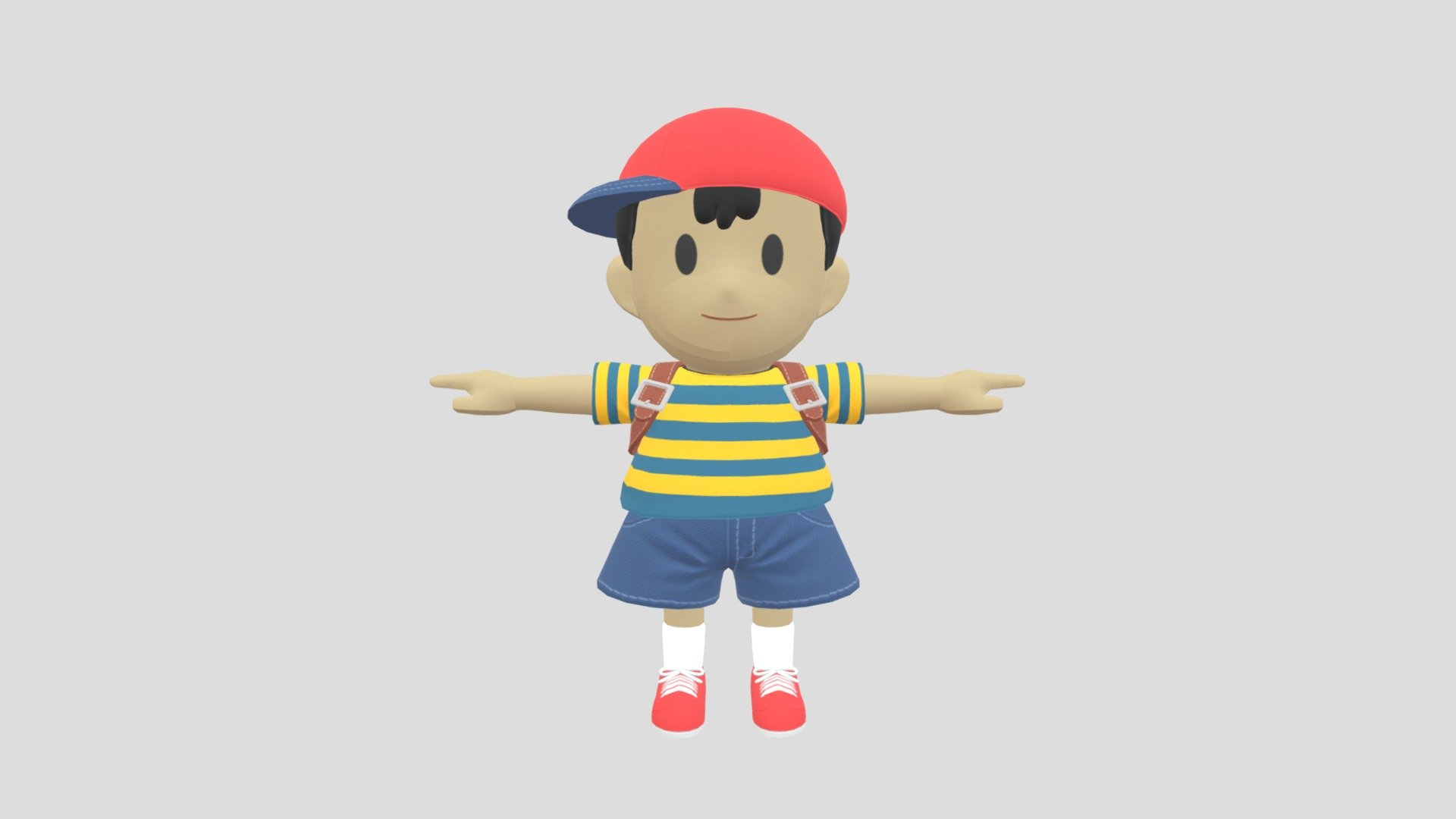 Ness (Color 1) (SSB4) - Download Free 3D model by Austin Zimmermann (@AustinZimmermann) [be7186f ...