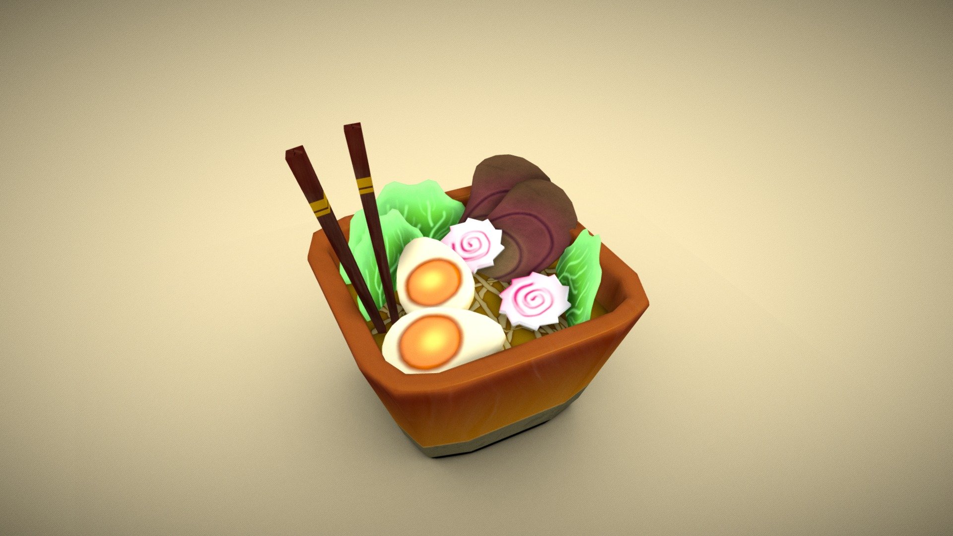 Ramen noodle - 3D model by Tom_Martinaud (@Totor_17) [be7199c] - Sketchfab