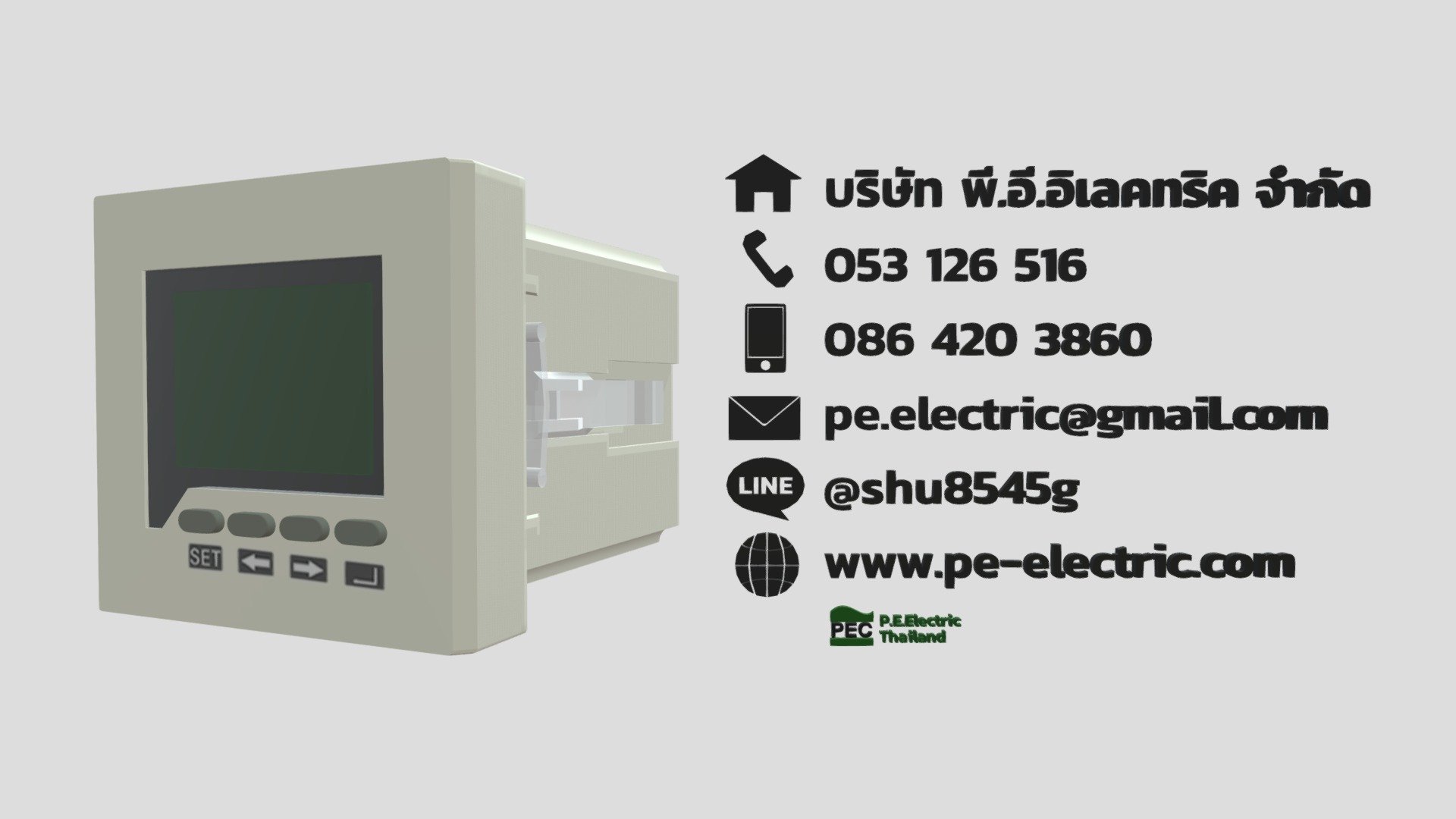 Three Phase Liquid Crystal Voltage Meter - Download Free 3D model by P ...