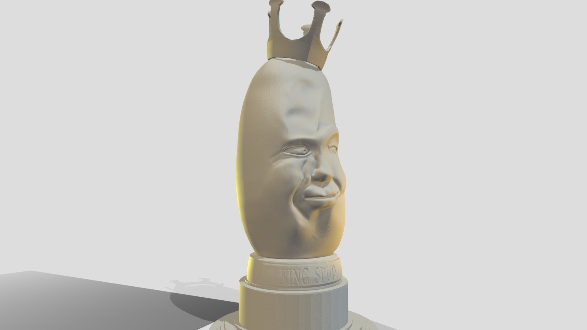 King Spud Award - 3D model Version 2 - 3D model by vtd [be7421d ...
