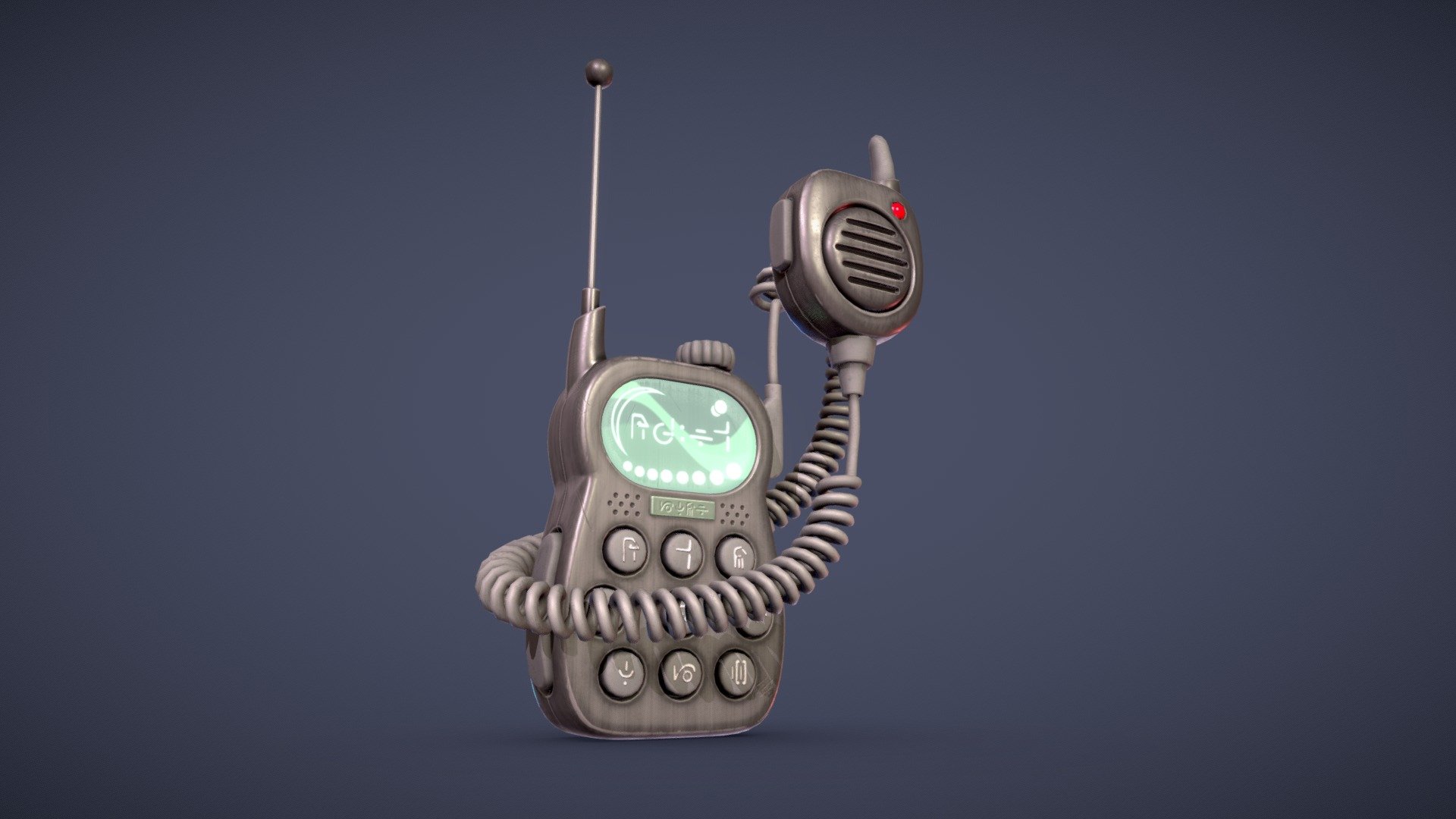 Space Police - Walkie Talkie - 3D model by Robin Blake (@Rblake ...